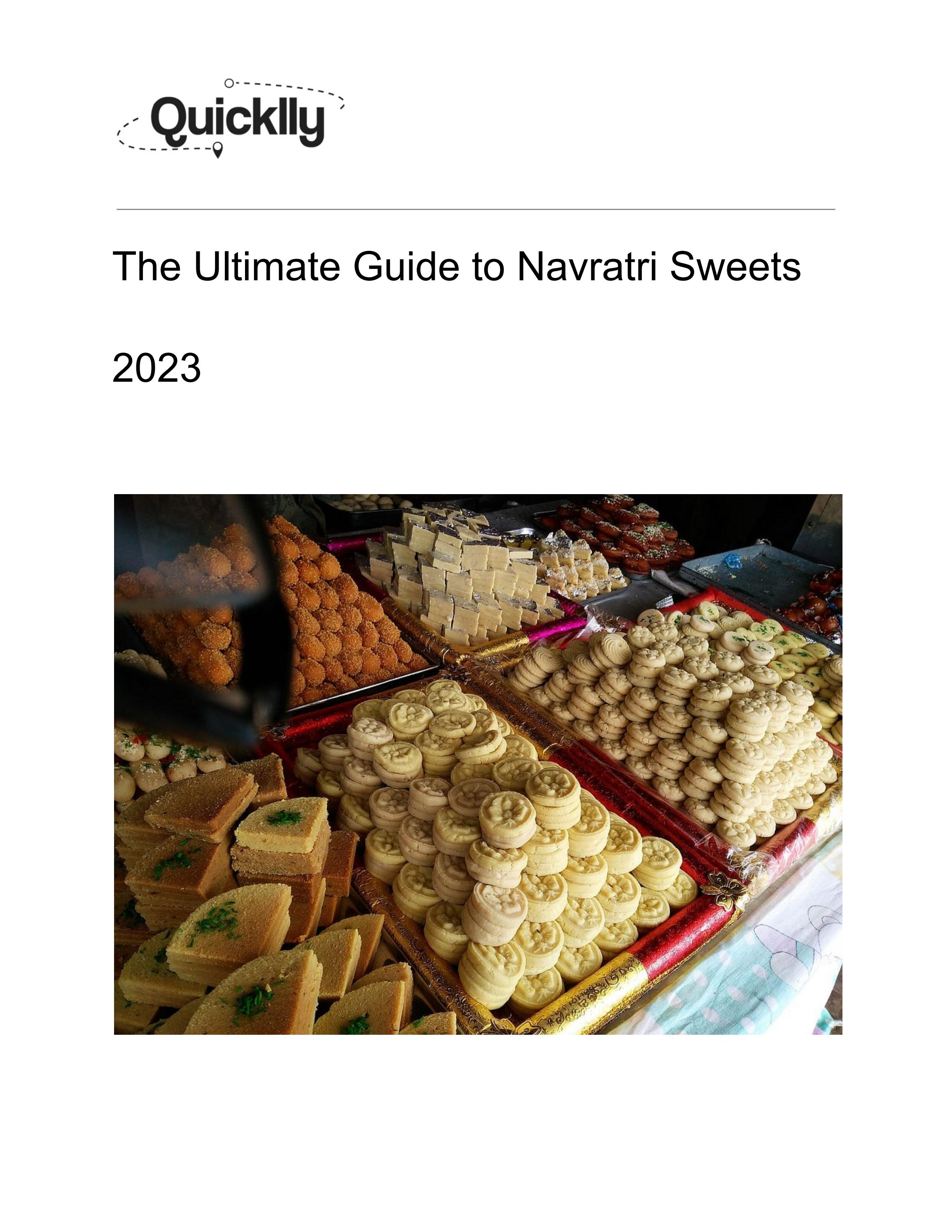 The Ultimate Guide to Navratri Sweets by Johnboy212 - Issuu