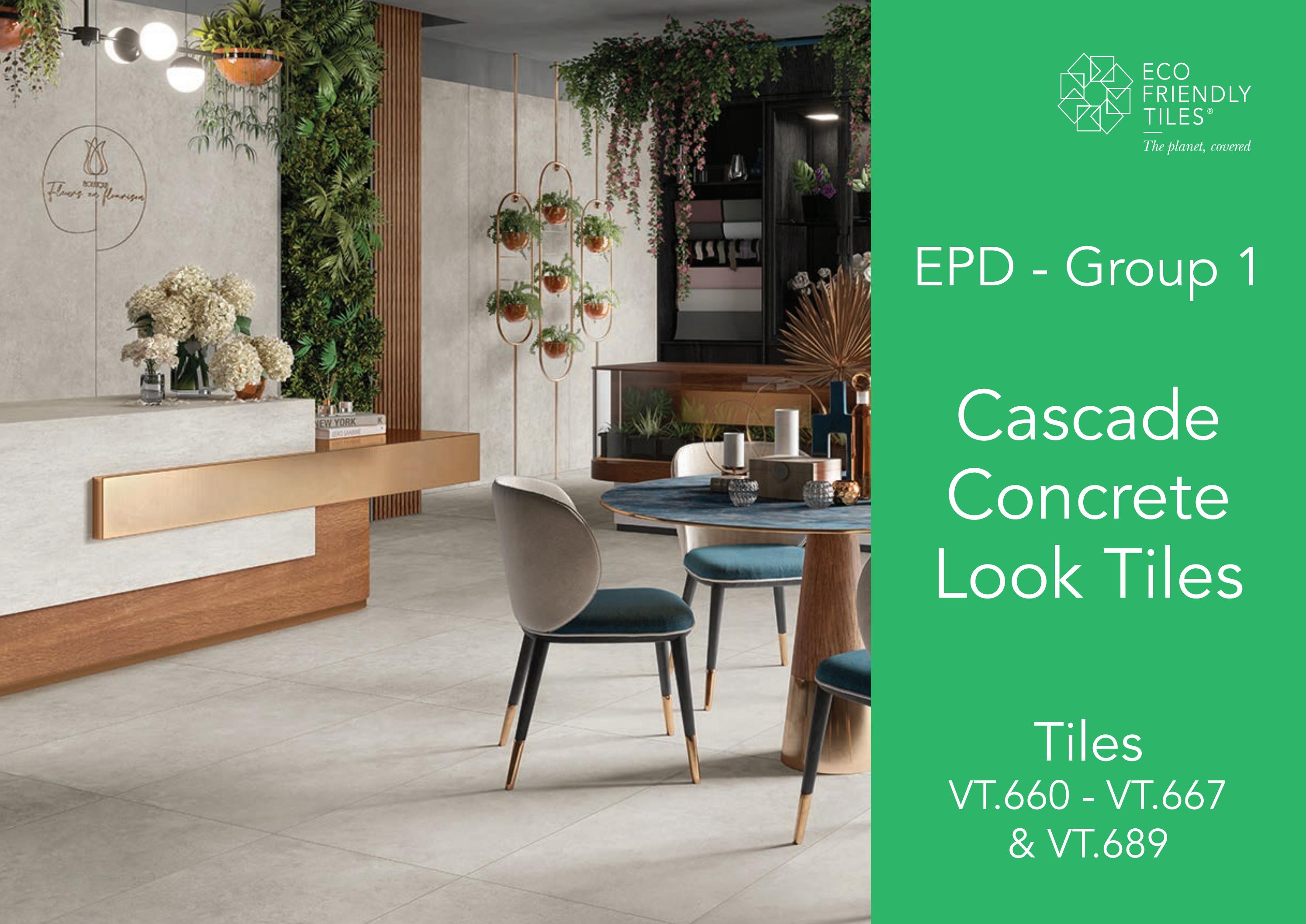 Eco Friendly Tiles_Cascade Range_Concrete Look Tiles_VT.660 - VT.667 ...