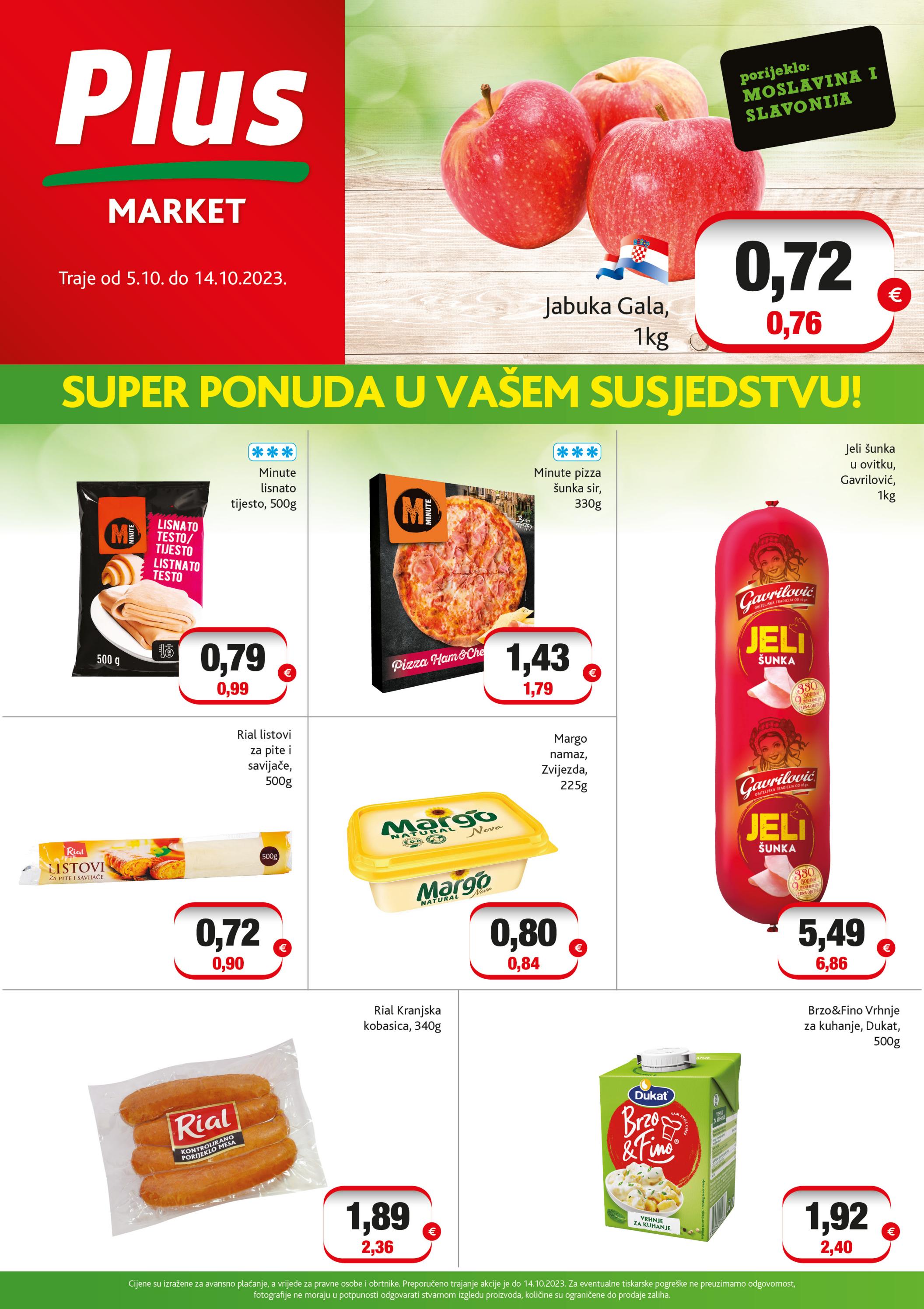 Velpro letak Plus market - od 5.10. do 14.10.2023. by Konzum - Issuu