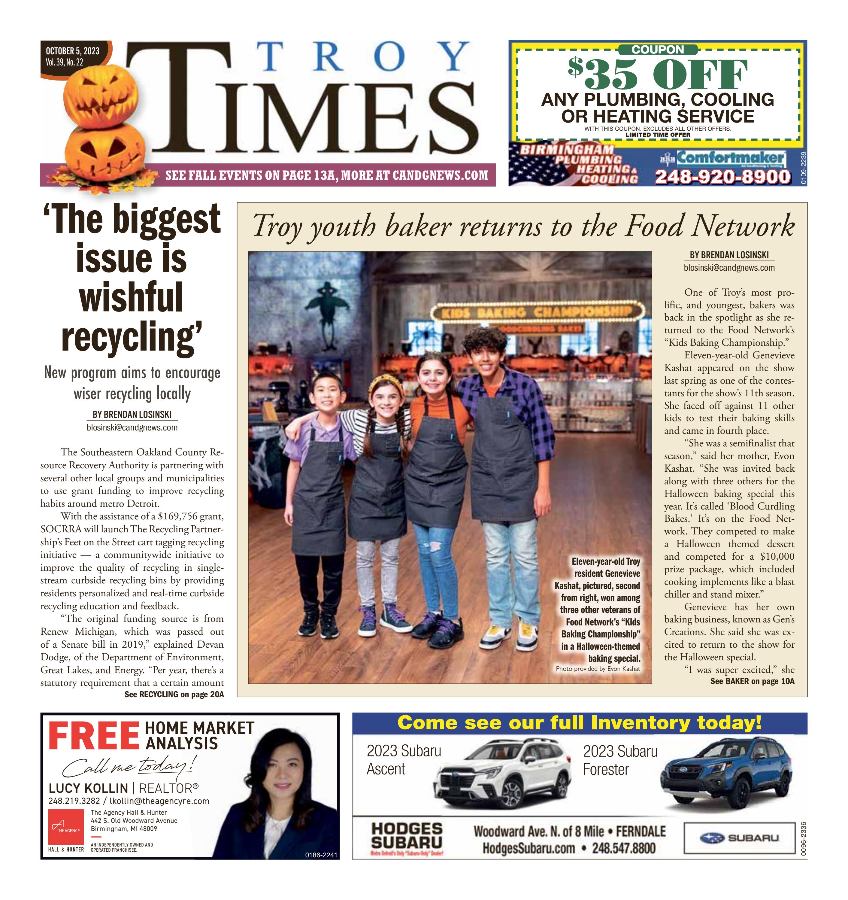 10/5/23 Troy Times by C & G Newspapers - Issuu
