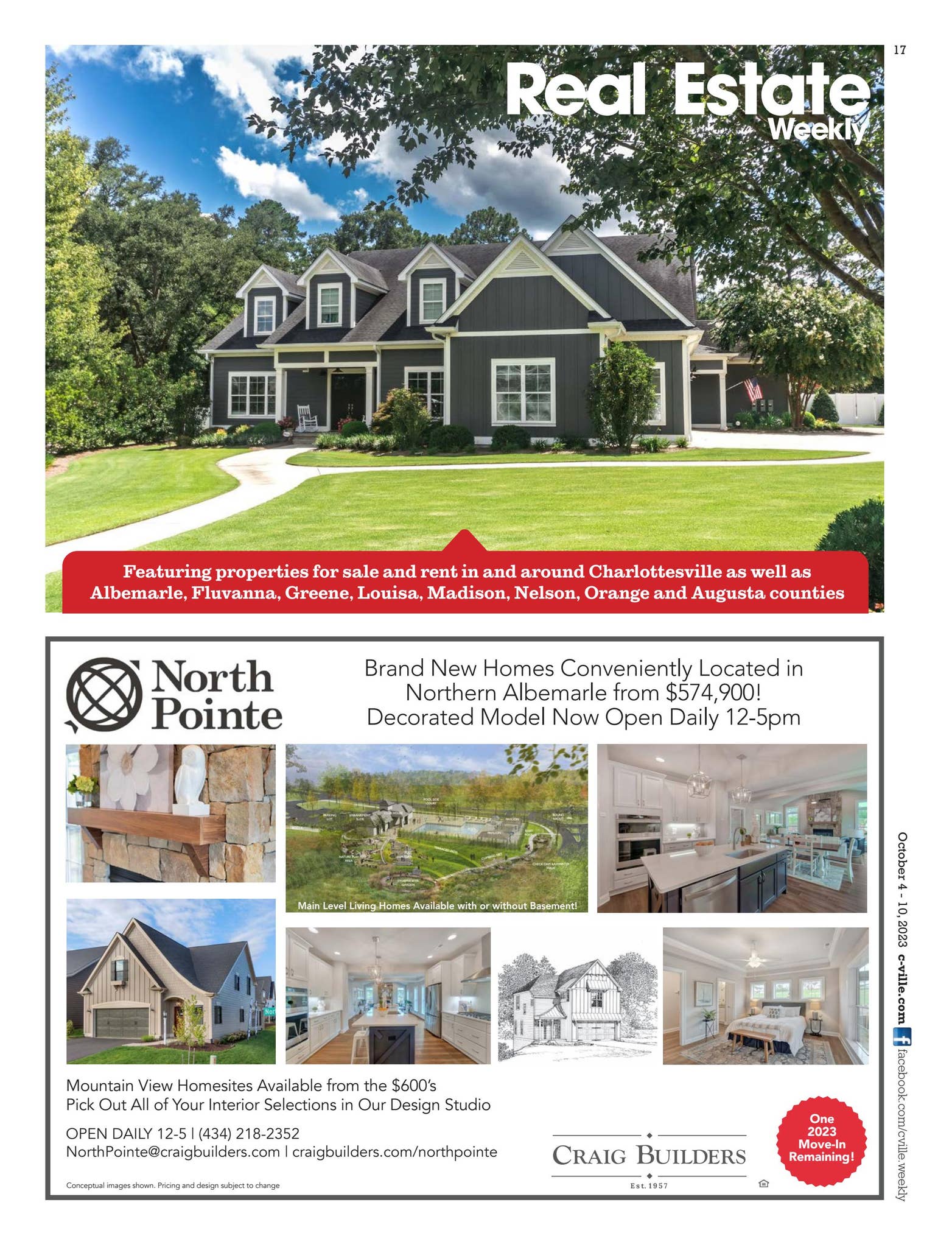 Real Estate Weekly | 10.4.2023 by C-VILLE Weekly - Issuu