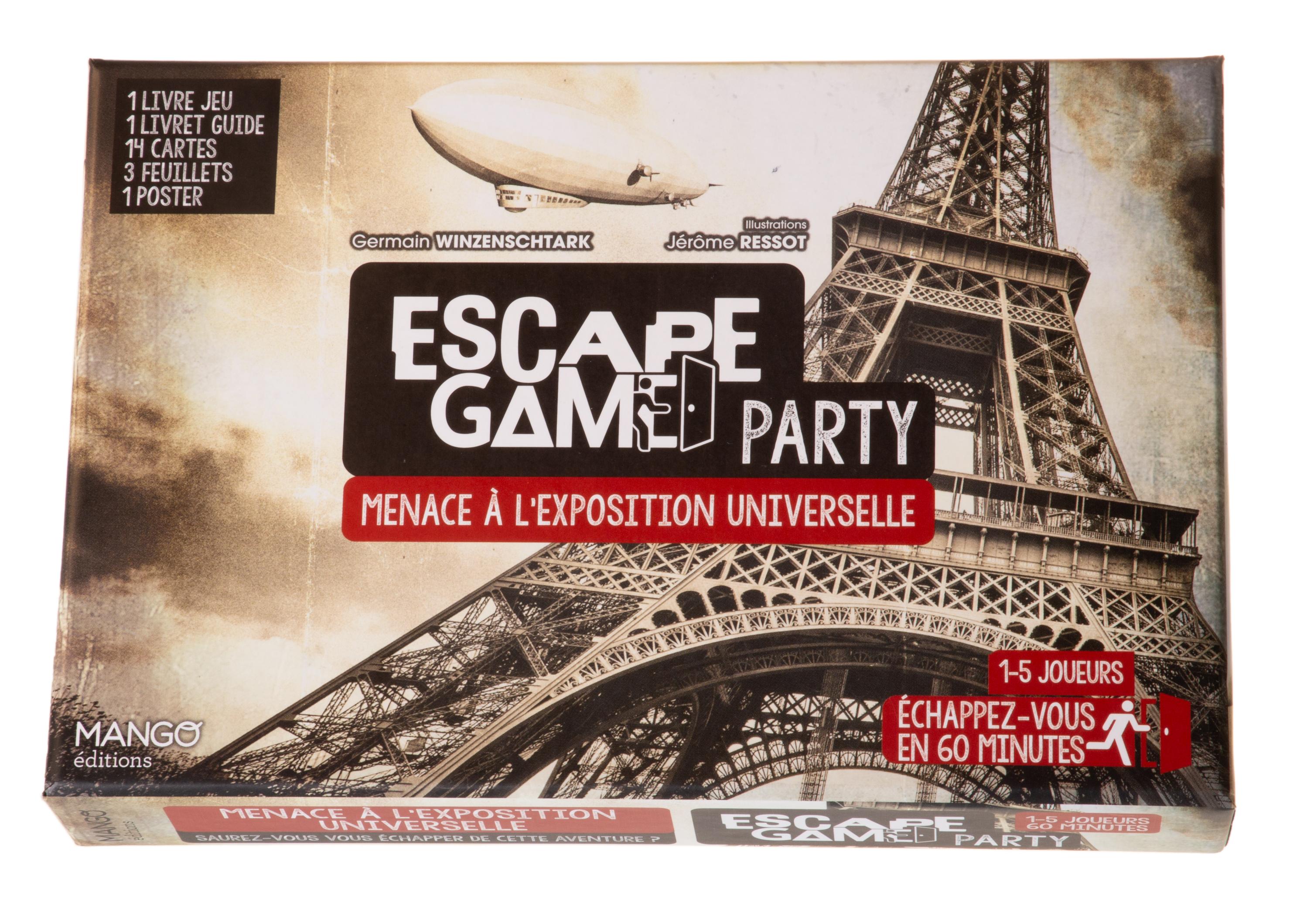 Escape Game party - Menace à l'Exposition universelle by Fleurus ...