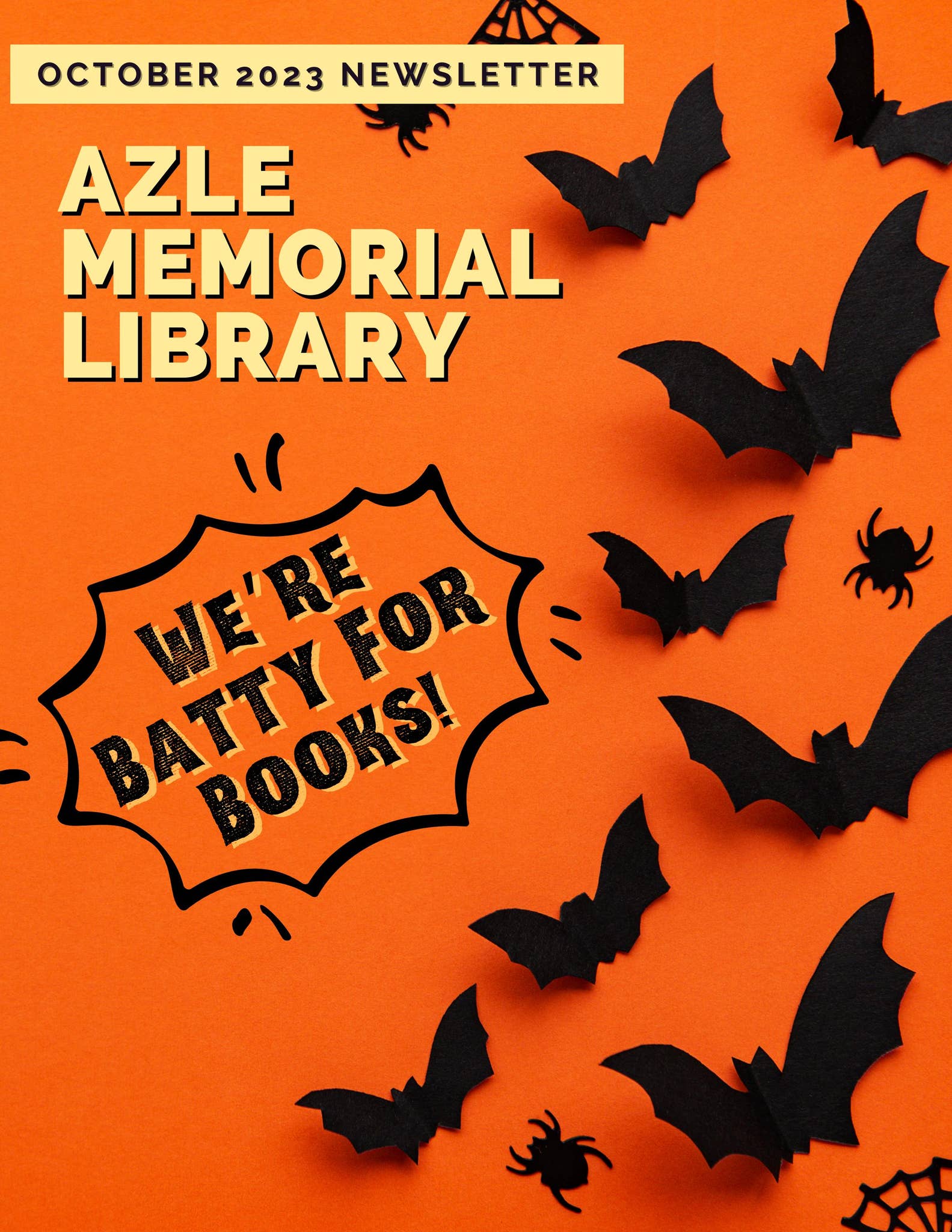 October 2023 Azle Memorial Library Newsletter by City of Azle - Issuu