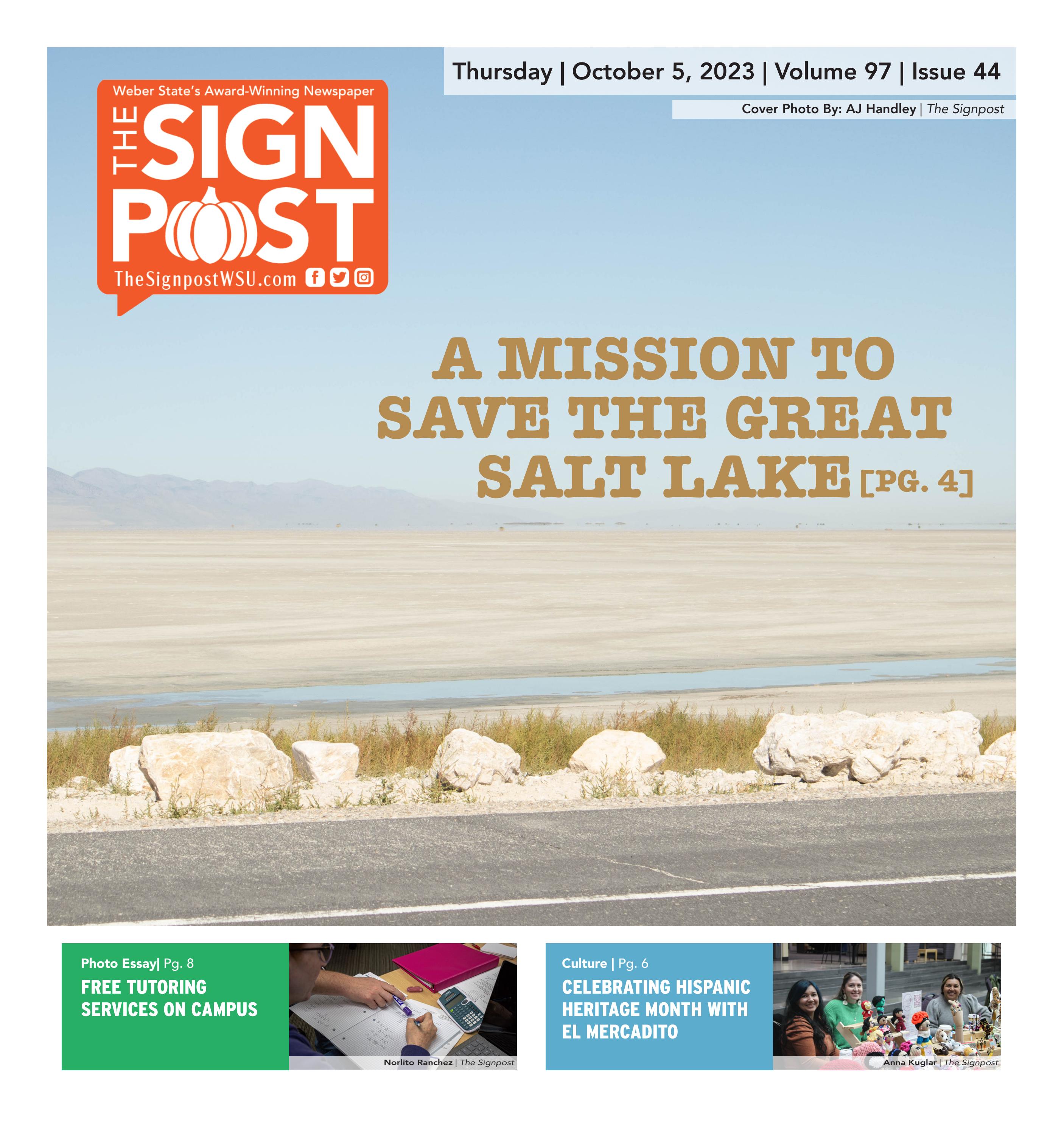 Saving the Great Salt Lake: The Signpost 10-5-23 by The Signpost ...