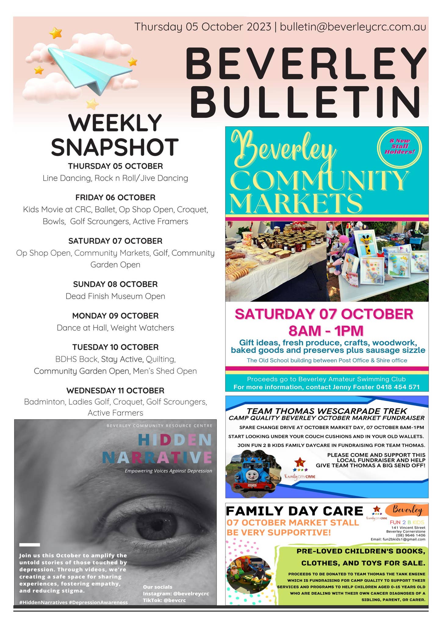 Beverley Bulletin 05 October 2023 by BeverleyCRC - Issuu