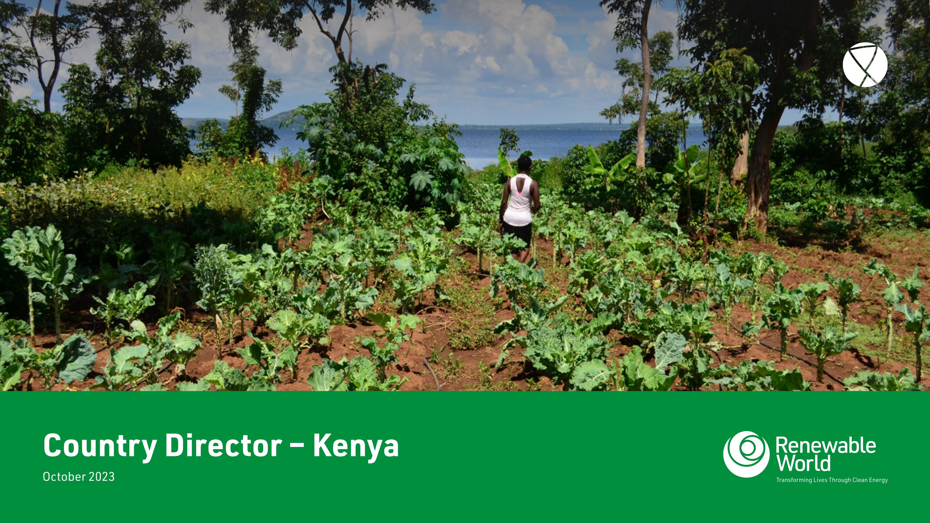 Renewable World - Country Director, Kenya by Oxford HR - Issuu