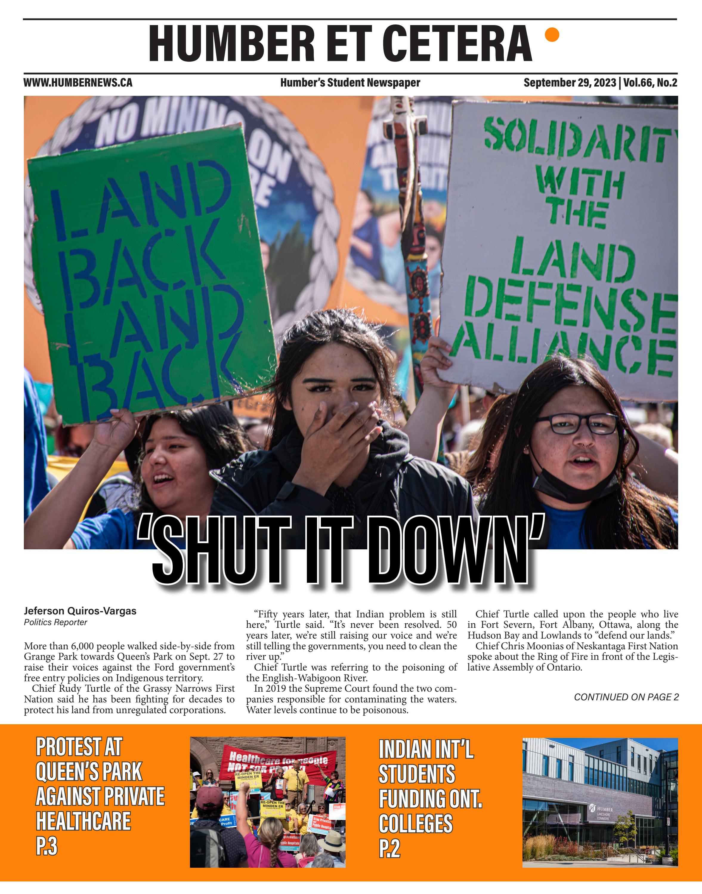 Et Cetera Vol.66 No.2 / Sept 29, 2023 by Humber Et Cetera - Issuu