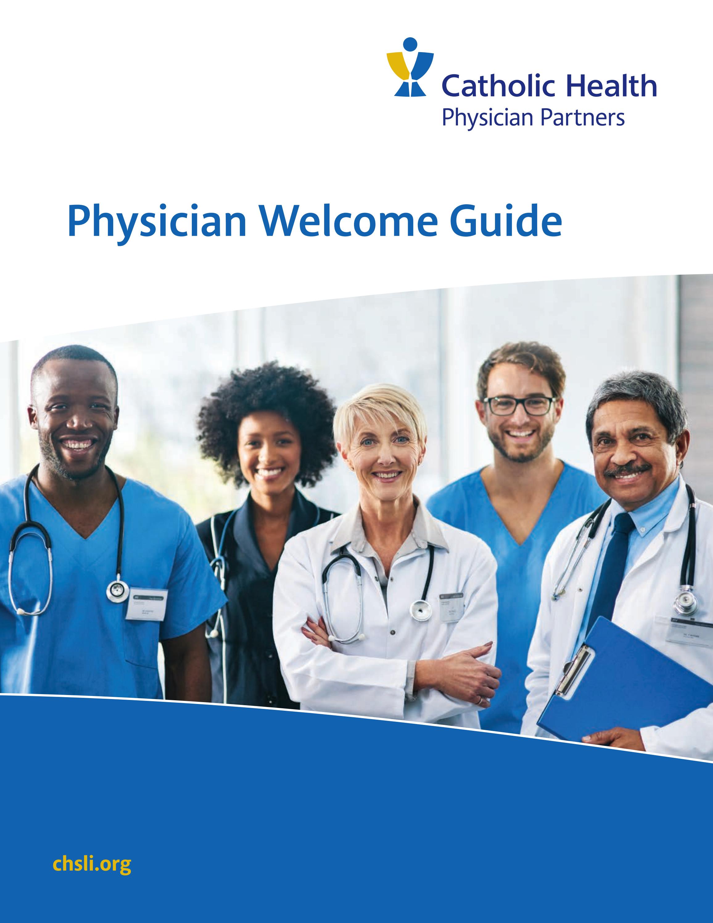 Physician Welcome Guide by catholichealthLI - Issuu