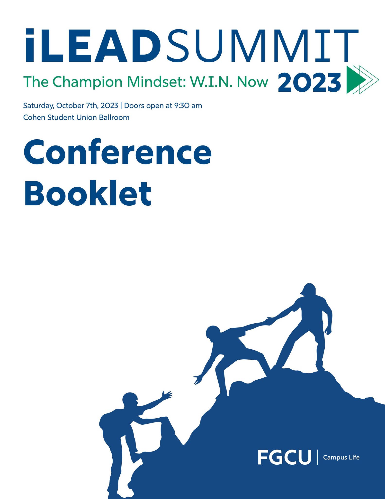 iLead Summit Booklet 2023 by Florida Gulf Coast University - Issuu