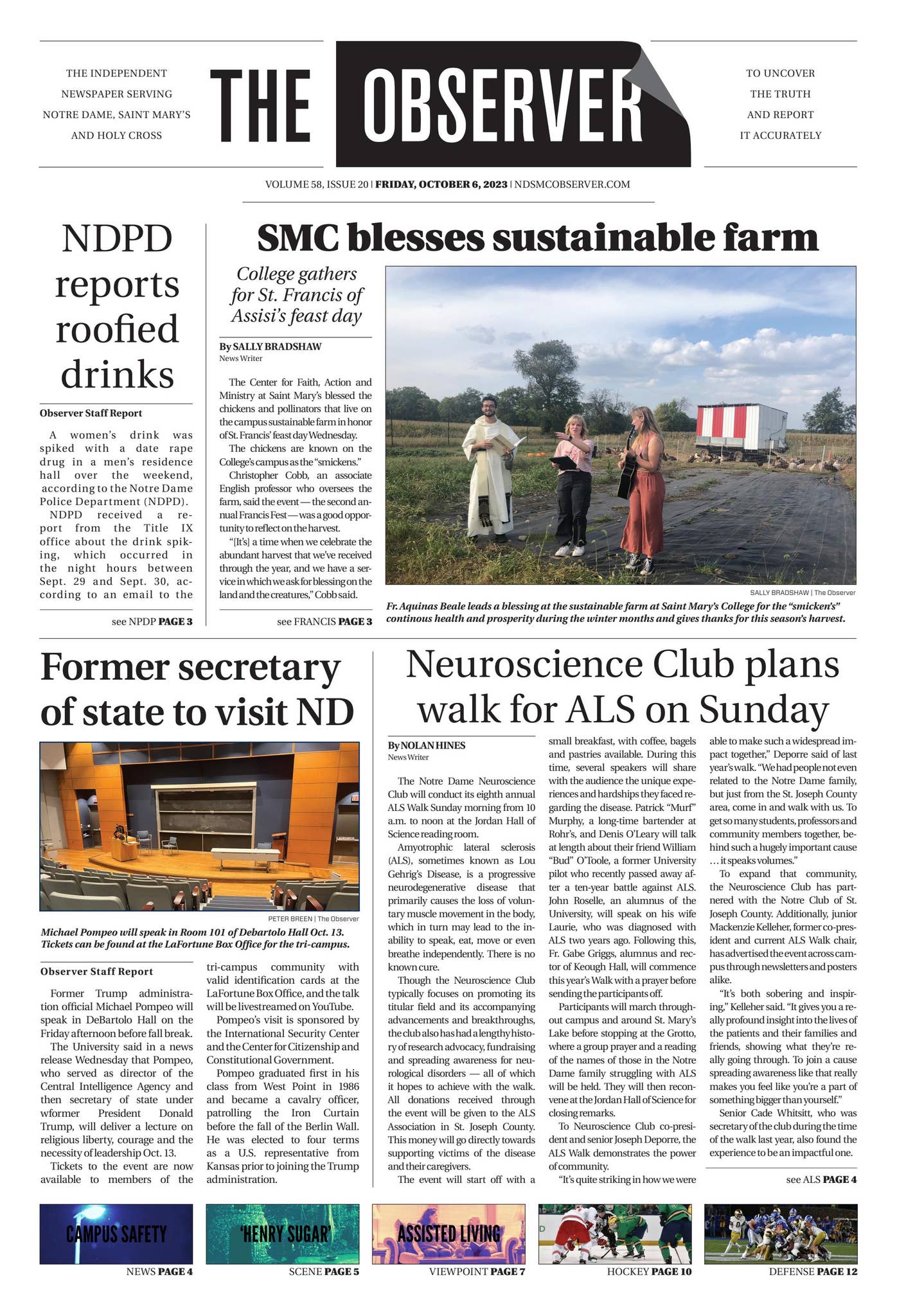 Print Edition for The Observer for Friday, Oct. 6, 2023 by The Observer ...