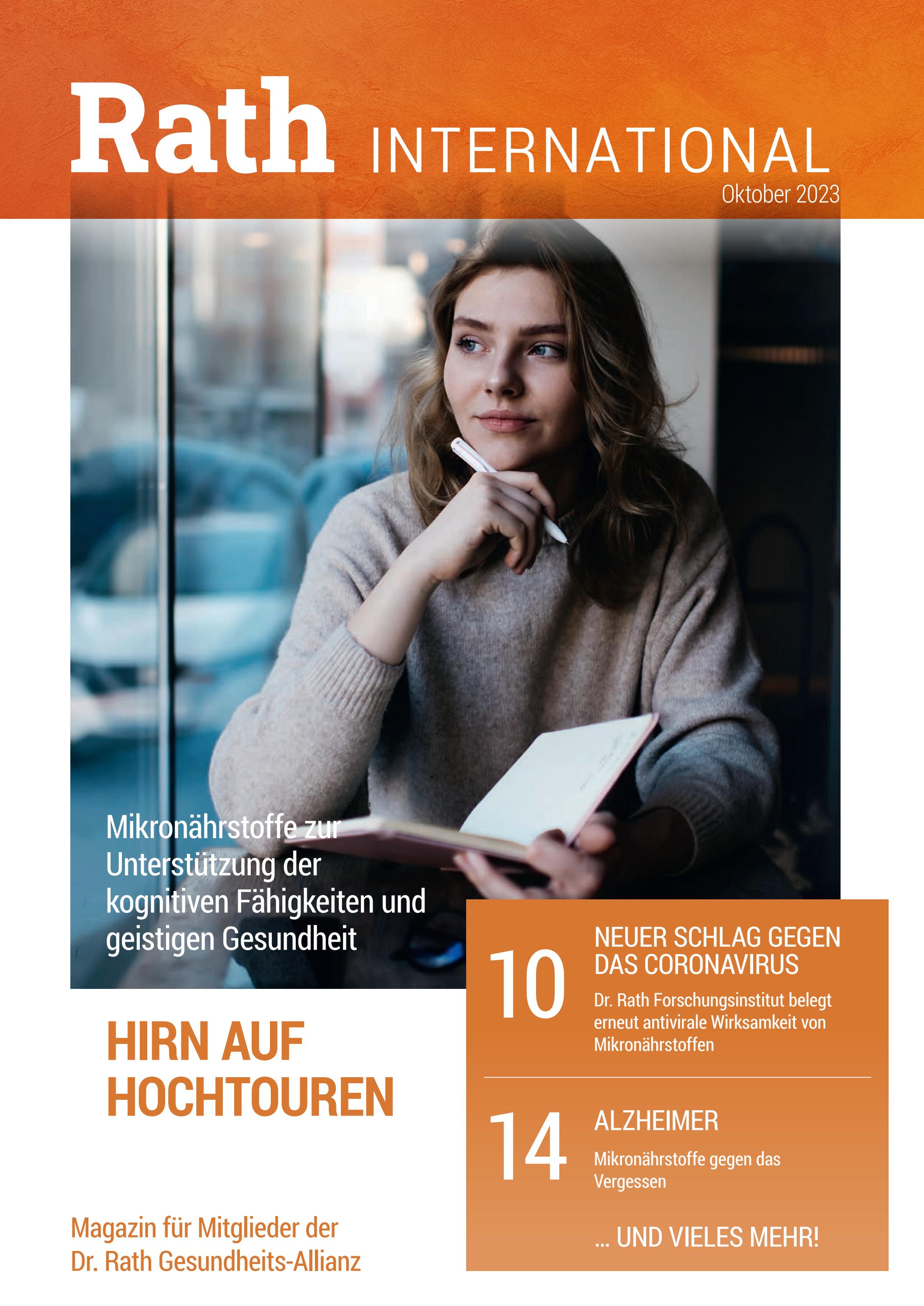 Rath international 3/2023 - Hirn auf Hochtouren by Dr. Rath - Issuu