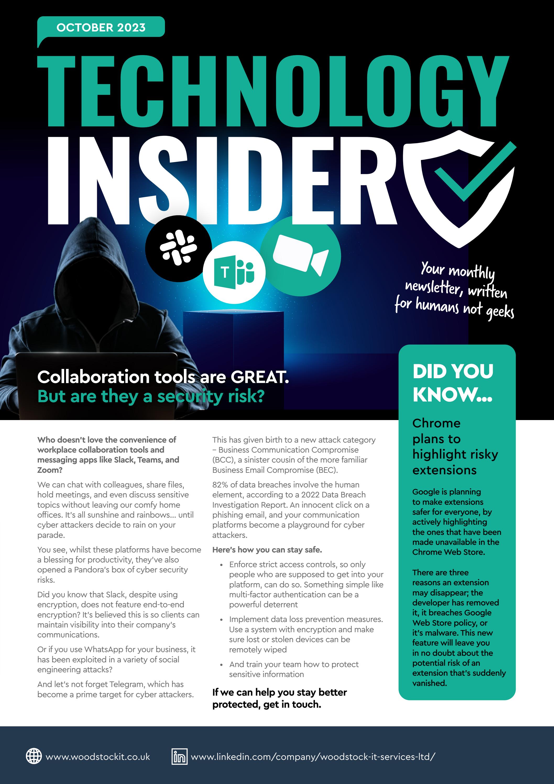 Woodstock IT Newsletter - October 2023 by woodstockit - Issuu