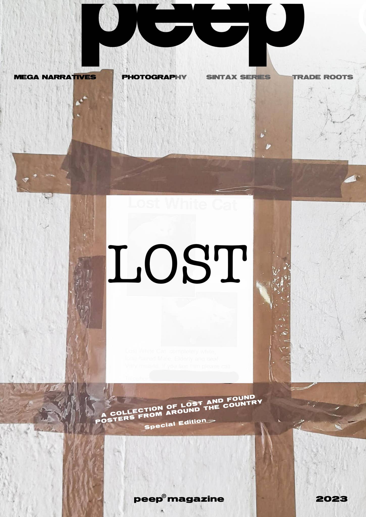 peep magazine Lost and Found posters Special Edition. United Kingdom by ...