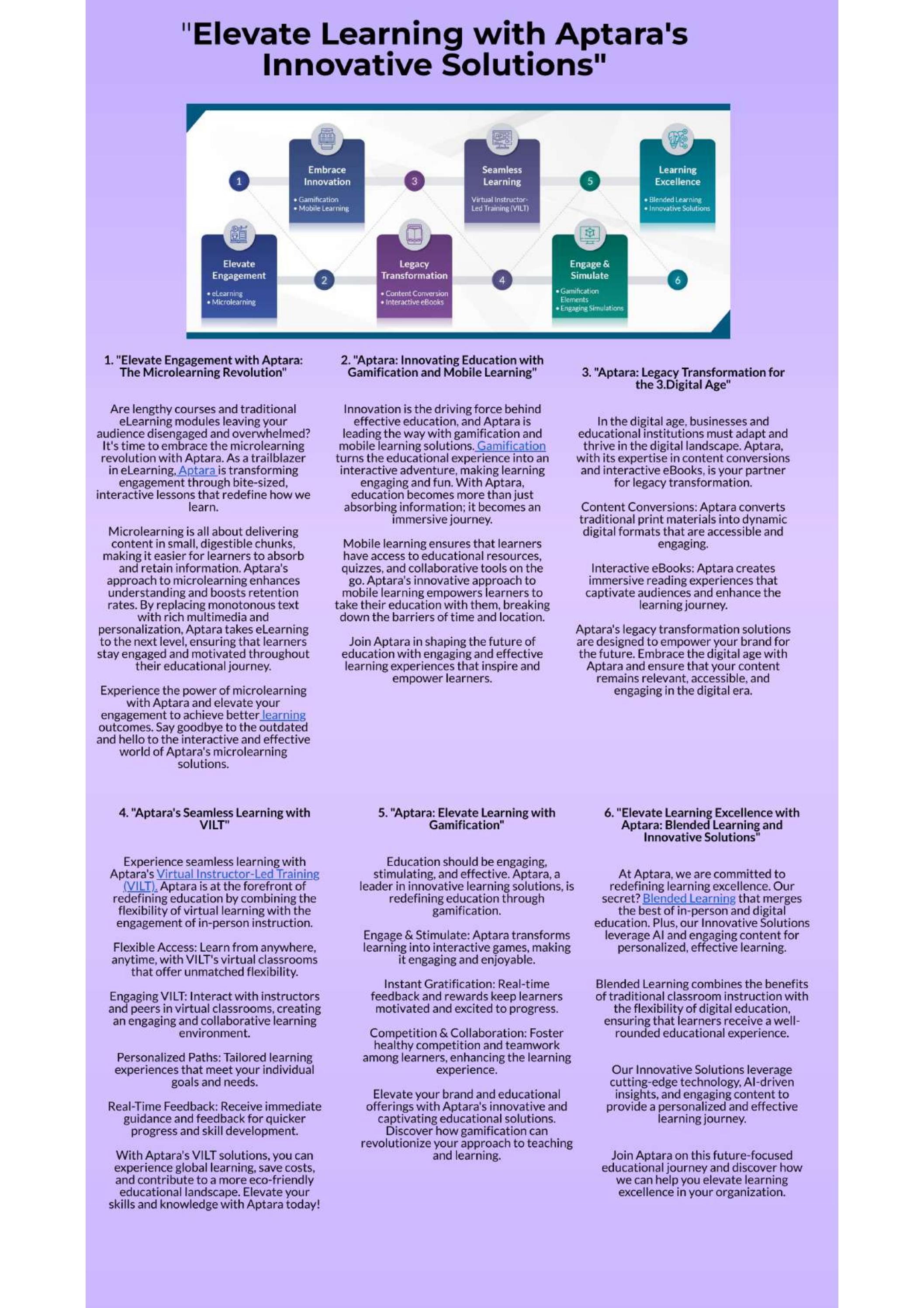 "Elevate Learning with Aptara's Innovative Solutions" by Aptara Corp ...