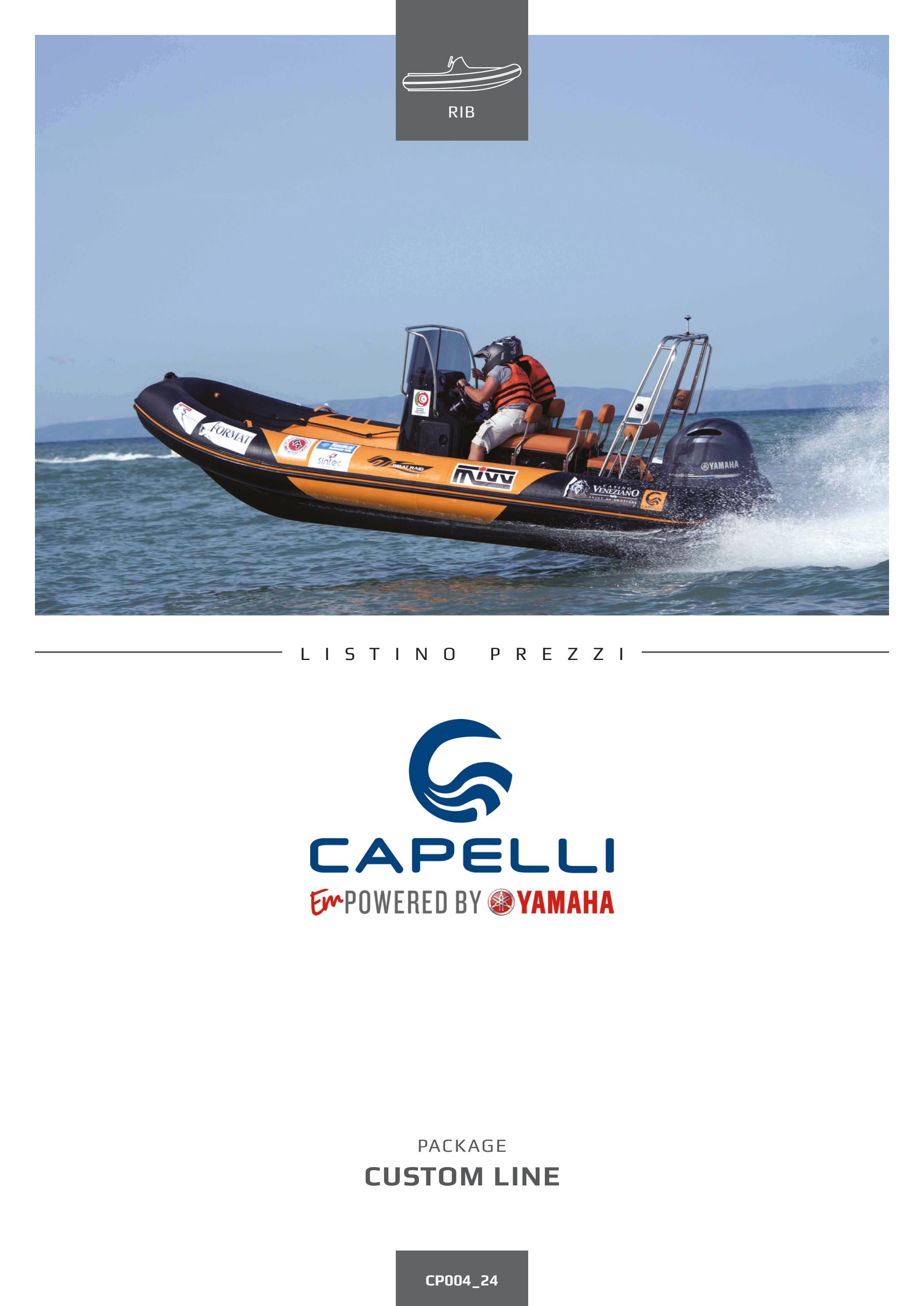 Listino Battelli Capelli Custom Line by Yamaha Motor Europe N.V ...