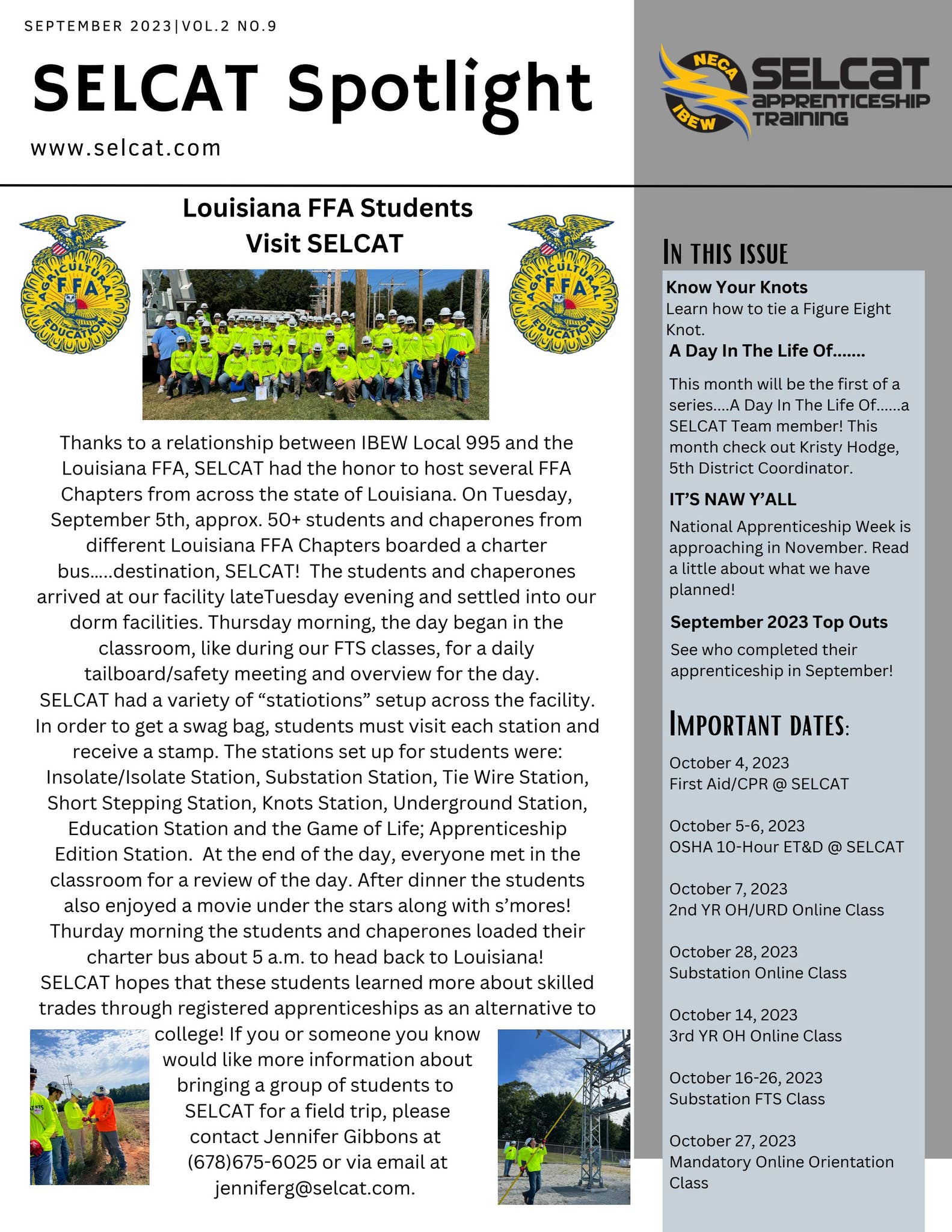 September 2023 SELCAT Spotlight Newsletter by Selcat44 - Issuu