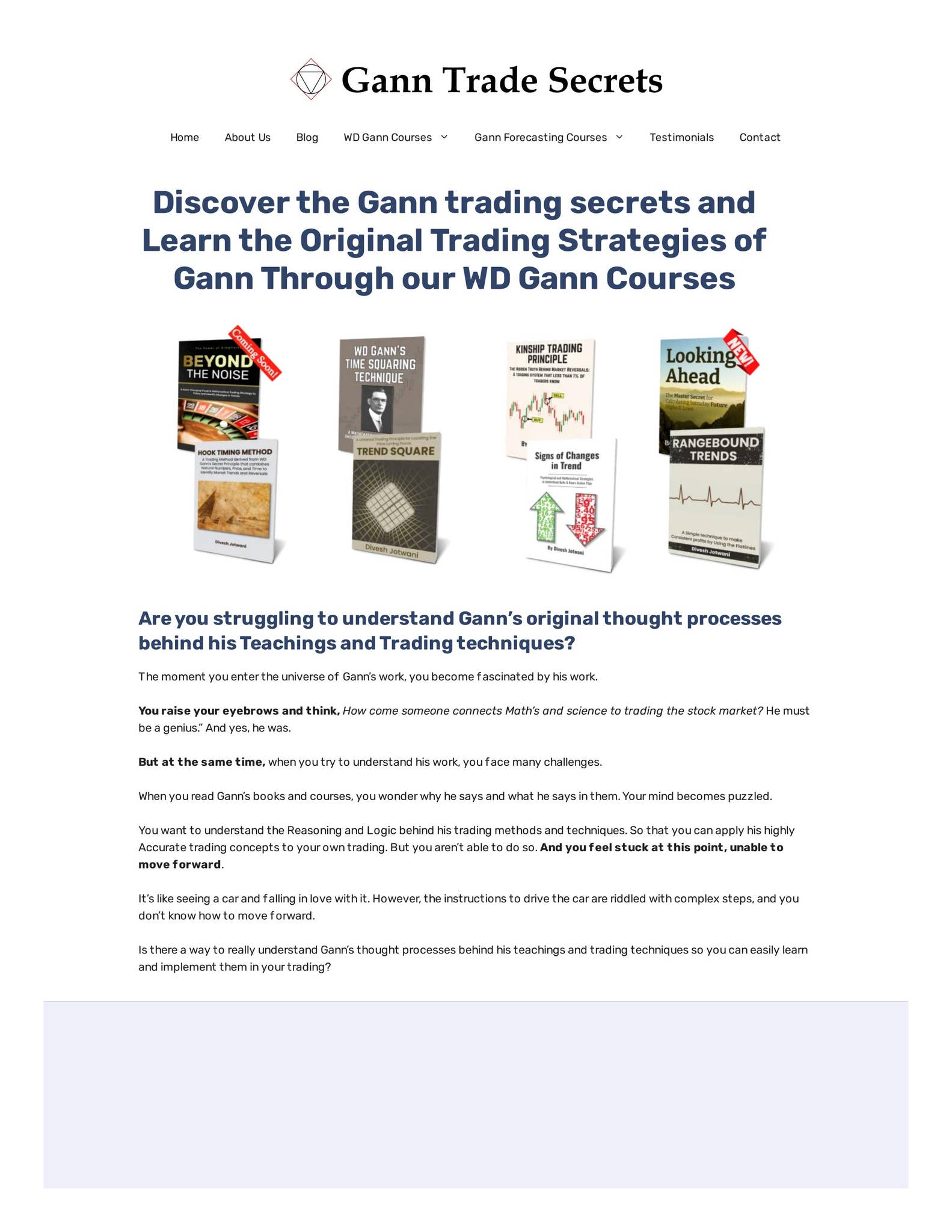 WD Gann Courses by Gann trading secrets - Issuu