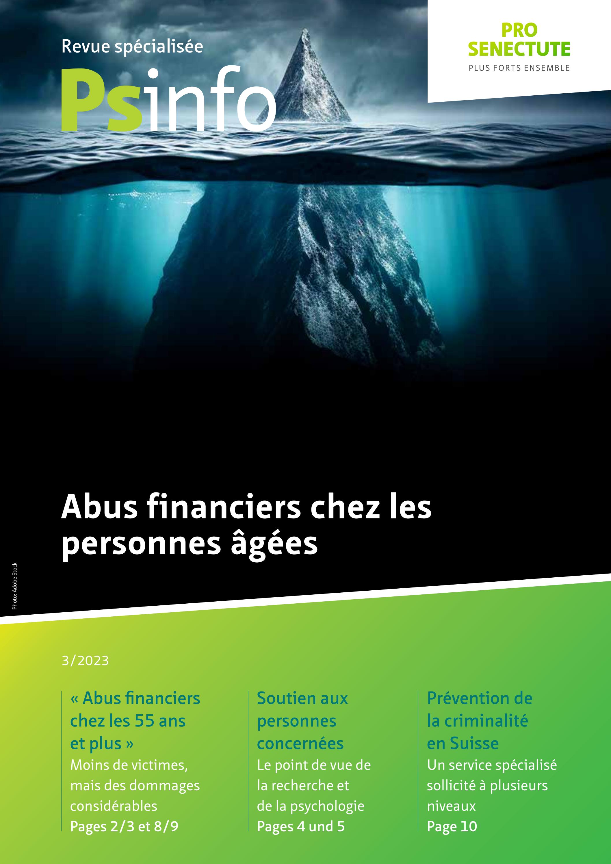 Psinfo 03/2023 - Abus financiers chez les personnes âgées by Pro ...