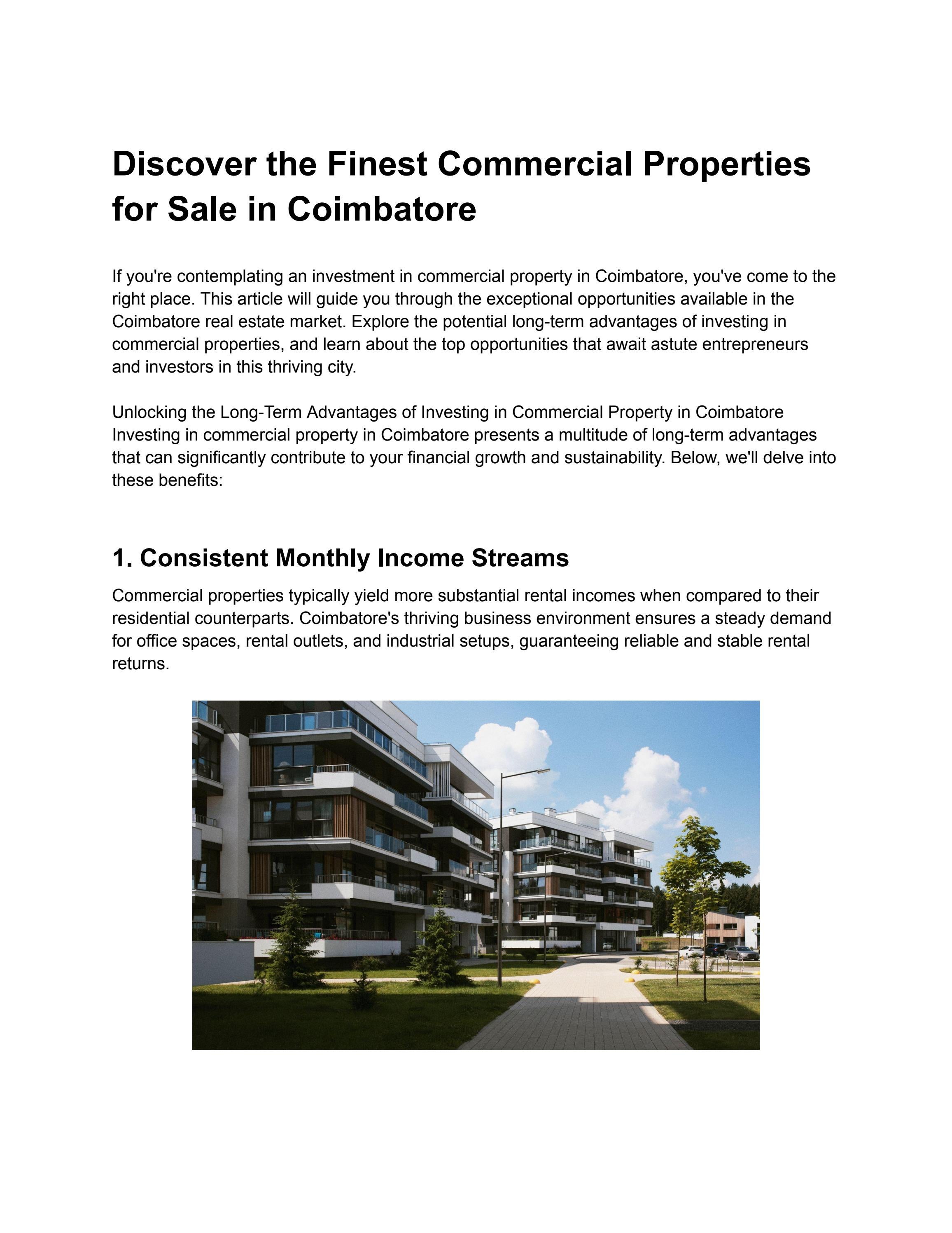 Best Commercial Property for Sale in Coimbatore by 360 Heating and Cooling - Issuu