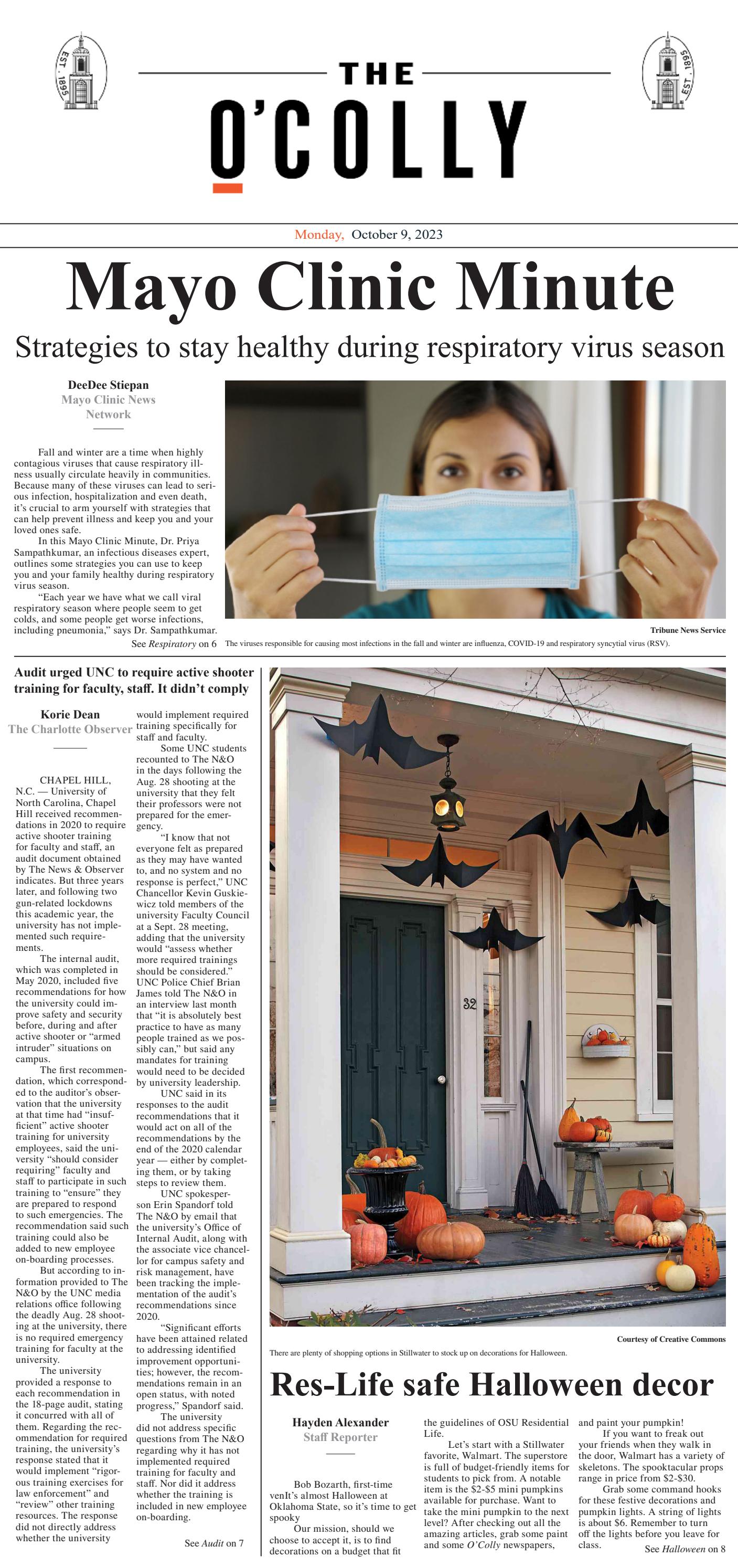 The O'Colly, Monday, October 9, 2023 by The O'Colly - Issuu