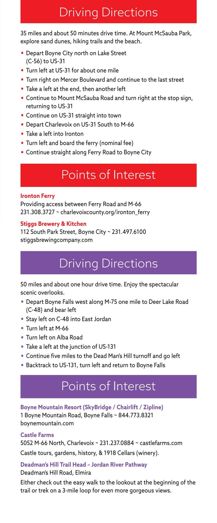 Petoskey Area Fall Color Guide by PetoskeyArea - Issuu