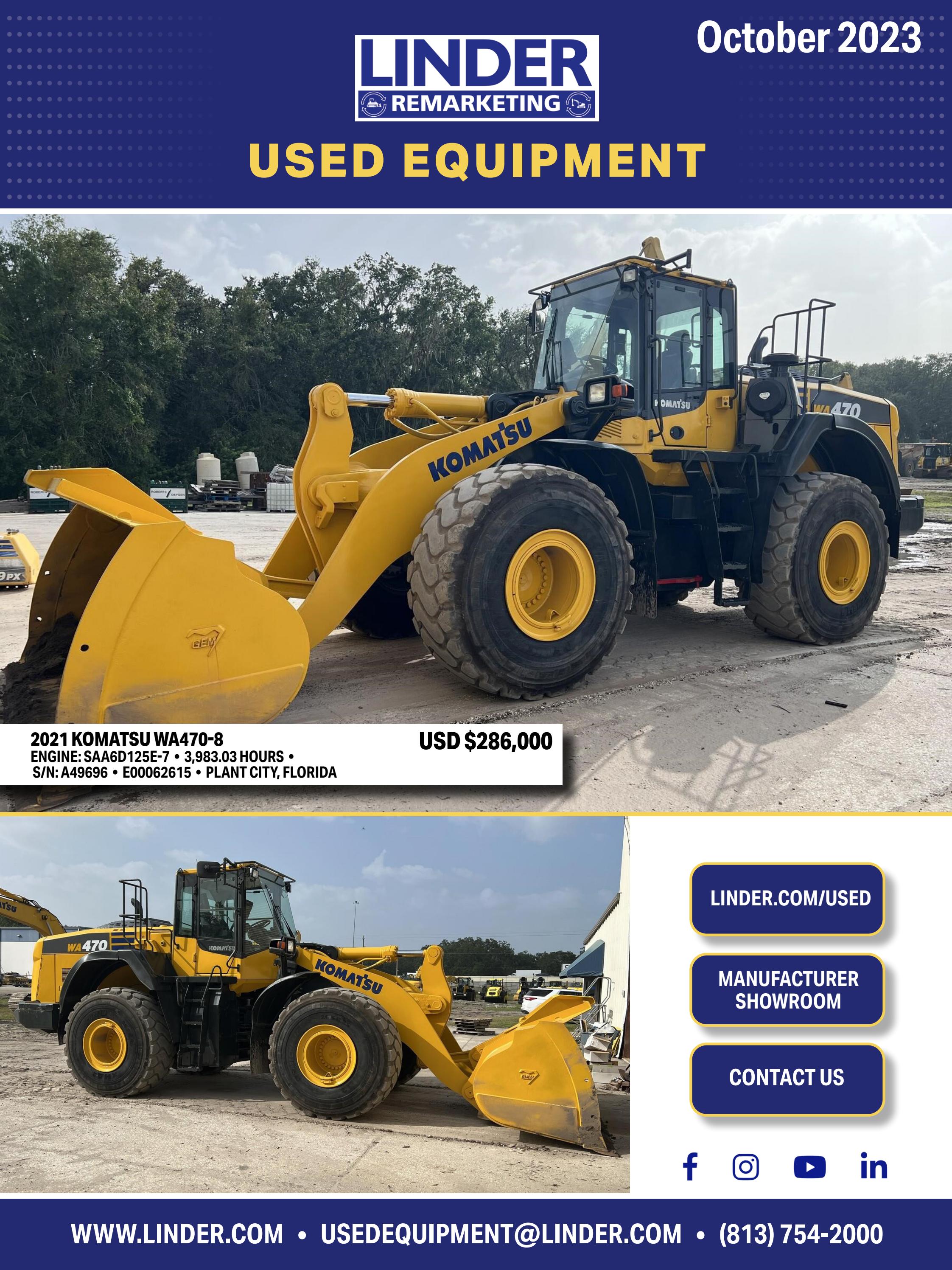 Linder Used Equipment October 2023 by Construction Publications, Inc ...