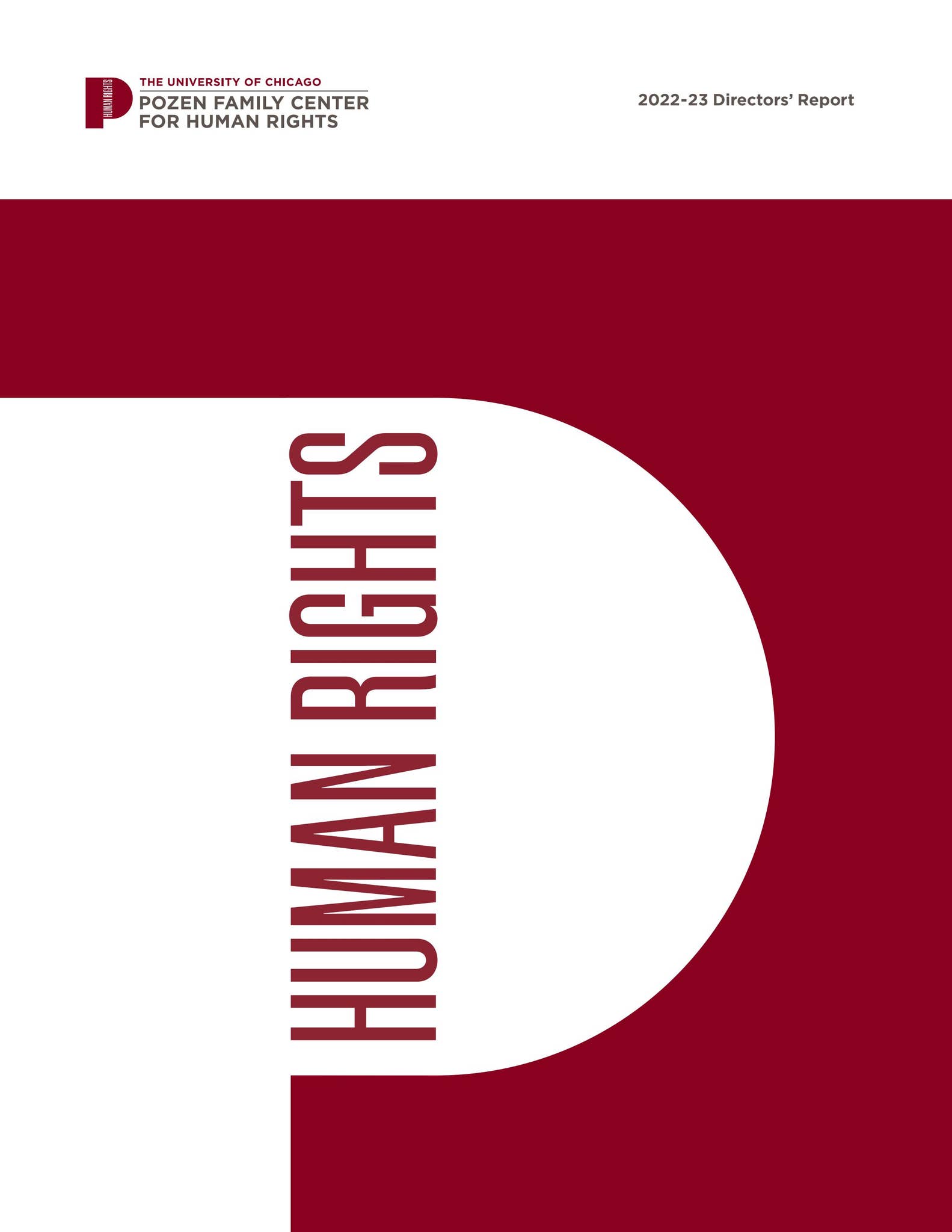 Pozen Center 2022-23 Director's Report by Pozen Family Center for Human ...