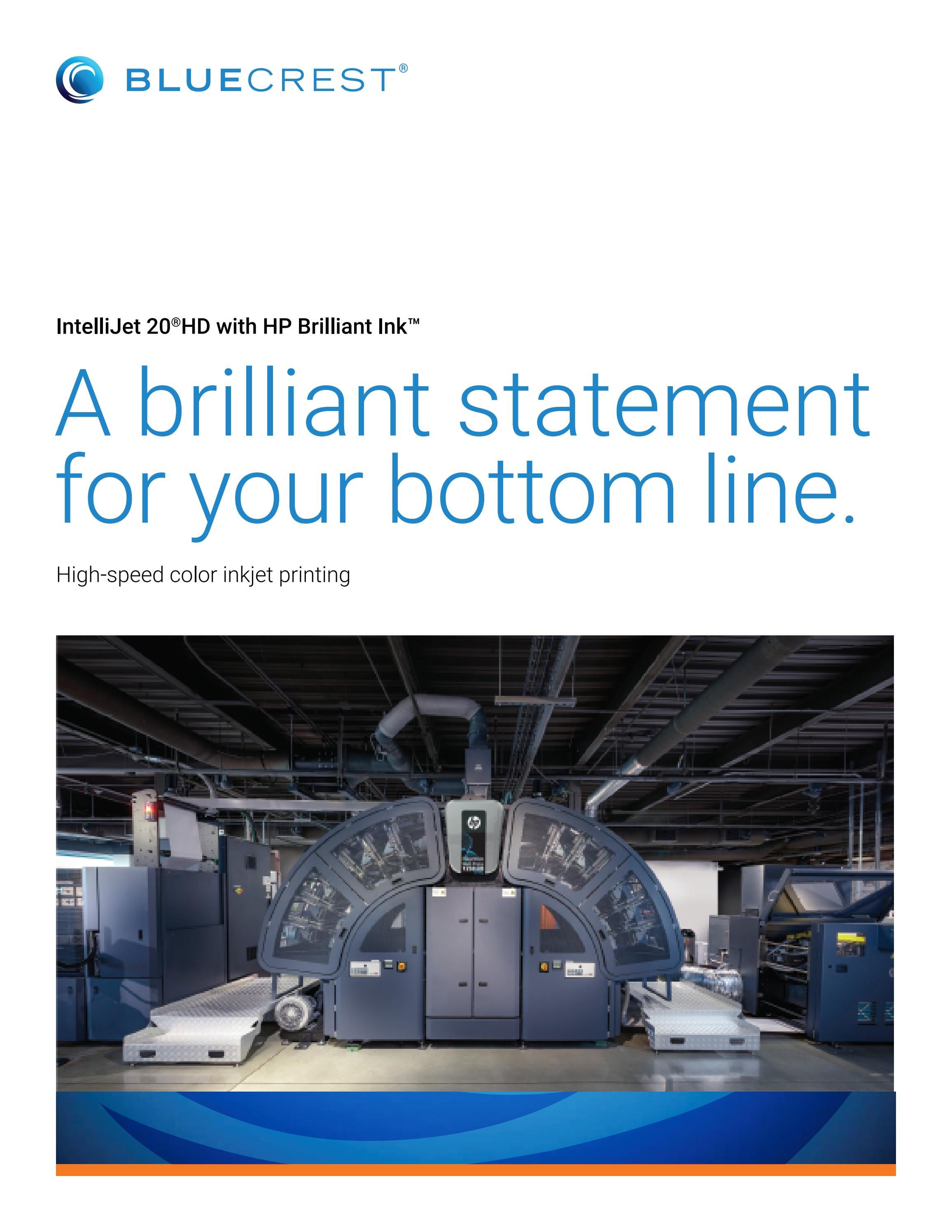 IntelliJet 20 high speed color inkjet printing system brochure by ...