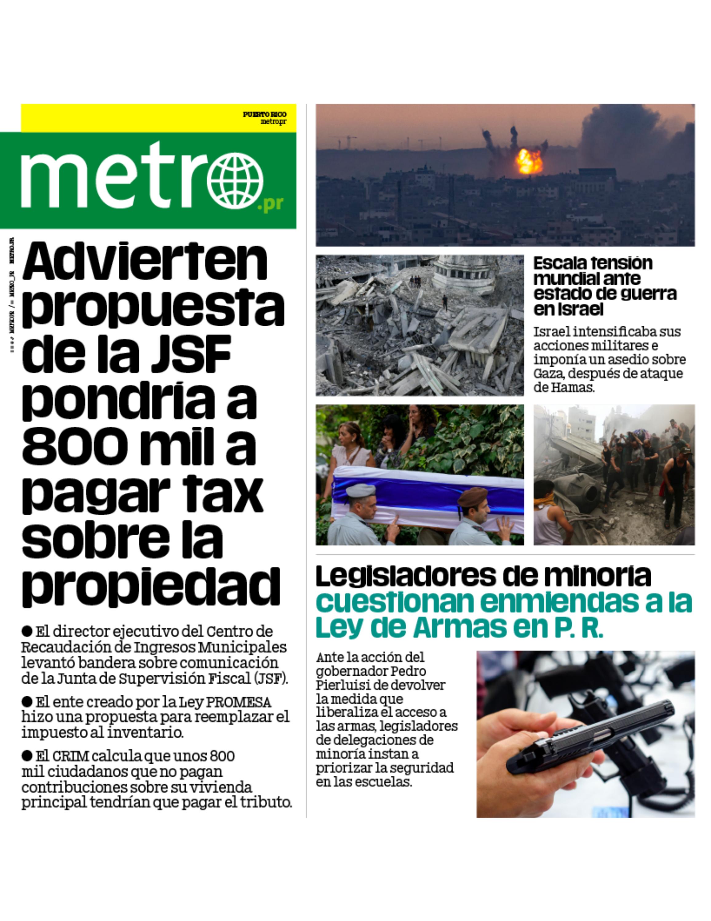 SJU20231010Portada by Metro Puerto Rico - Issuu