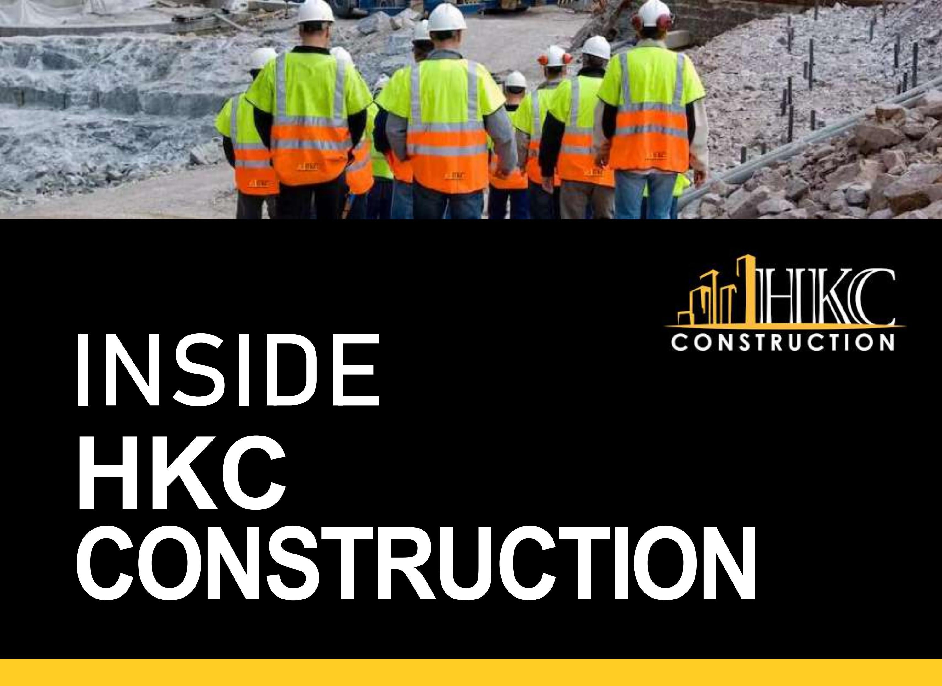 INSIDE HKC CONSTRUCTION - CORPORATE BROCHURE by Roberto Rota - Issuu