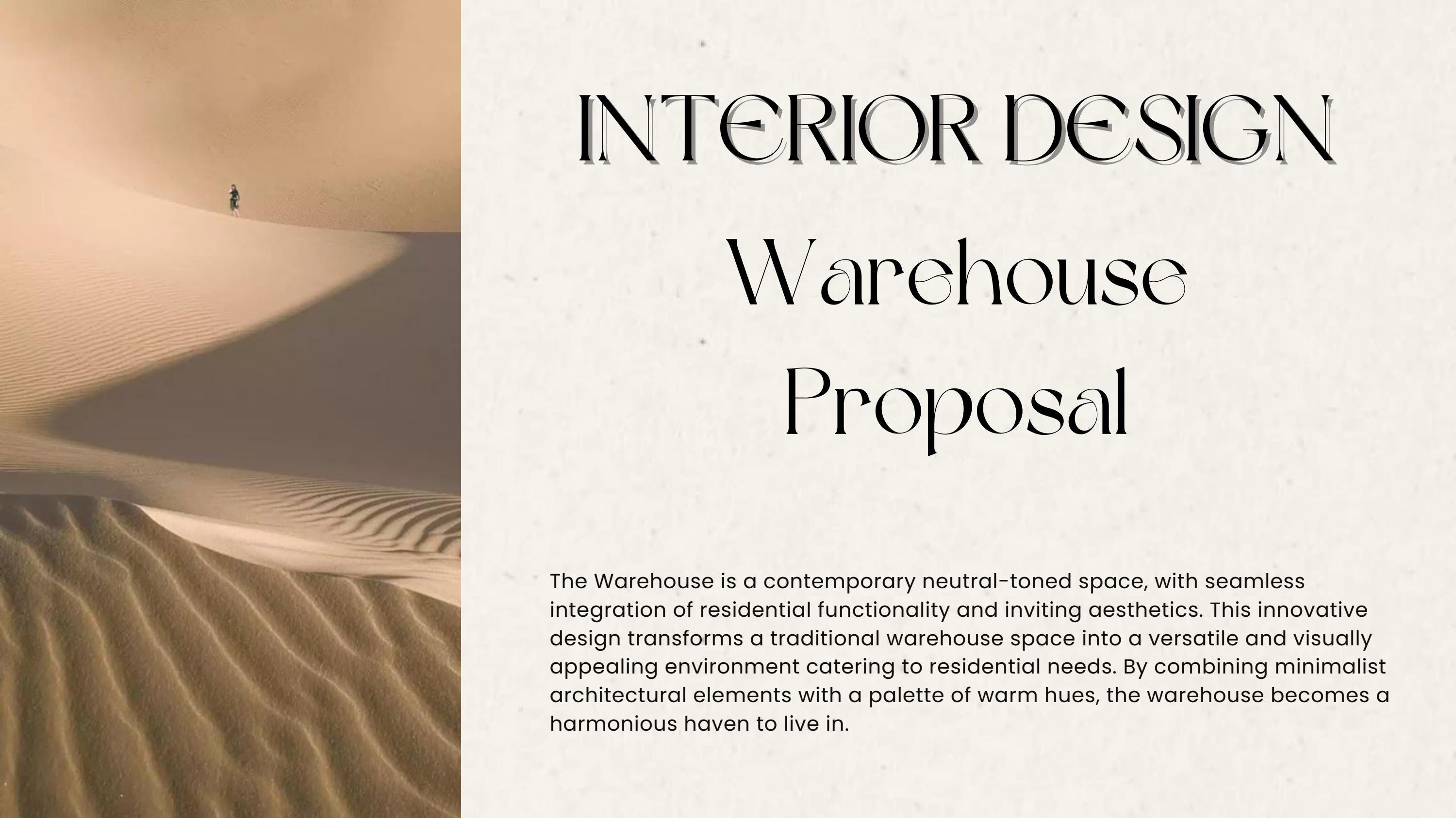 Warehouse Proposal Brochure by bellaroussos - Issuu