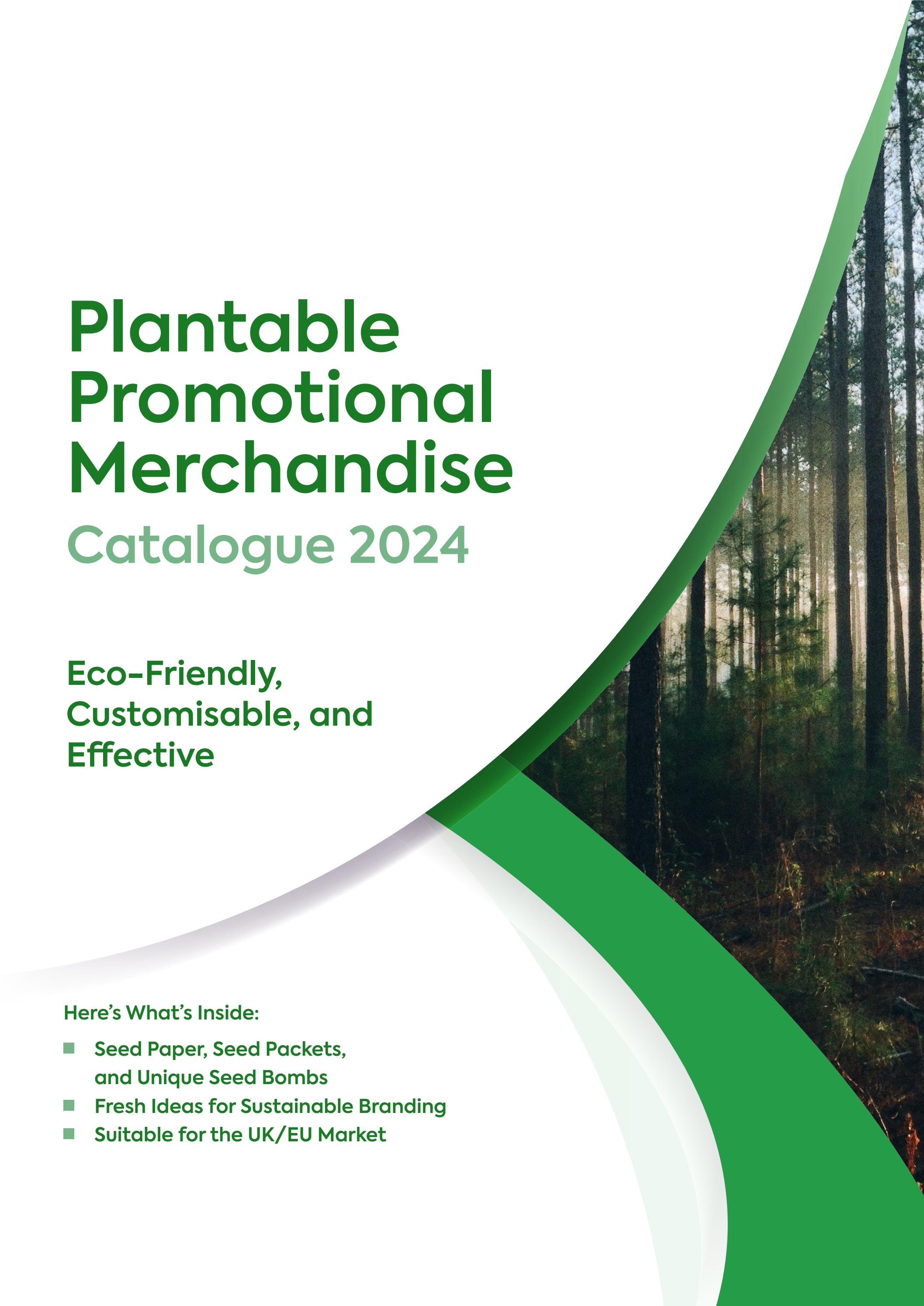 Plantable Promotional Merchandise Catalogue 2024 by everythingseeds - Issuu