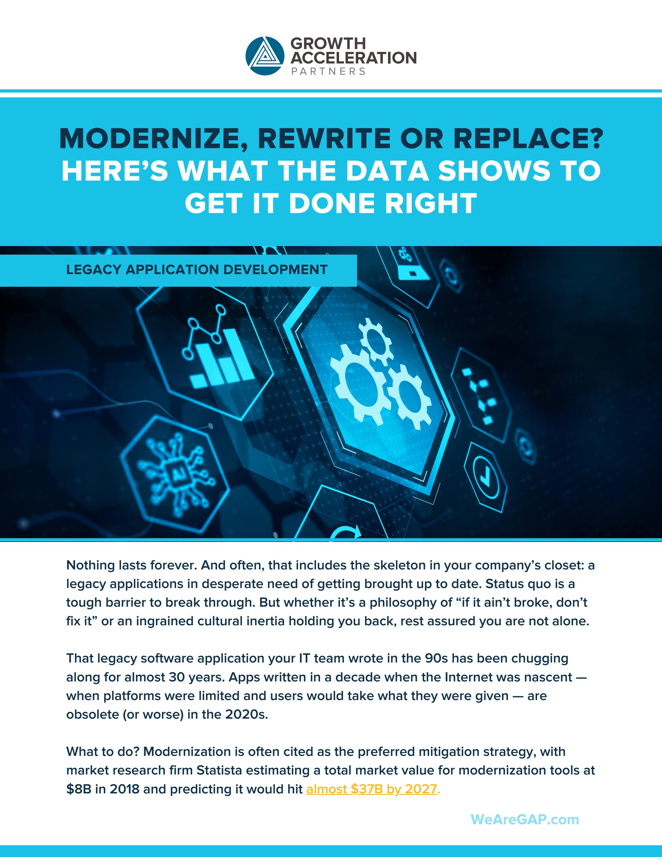MODERNIZE, REWRITE OR REPLACE? HERE’S WHAT THE DATA SHOWS TO GET IT ...