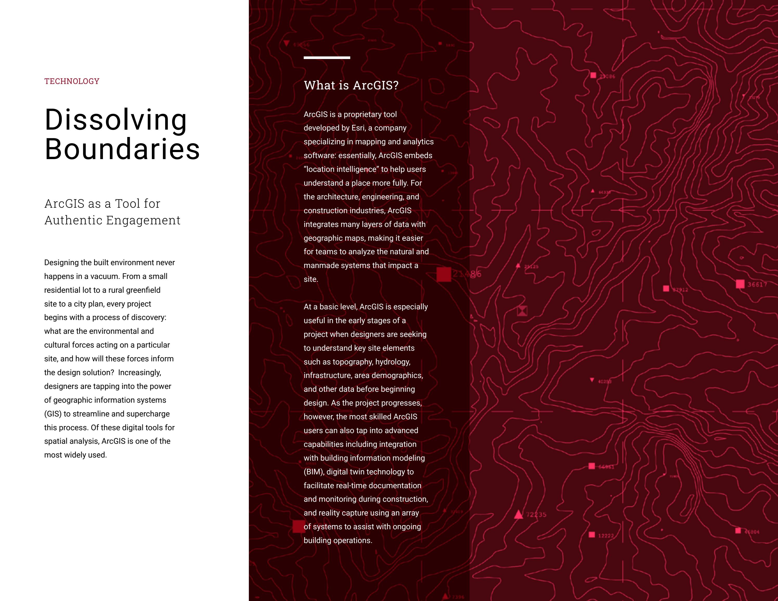 Dissolving Boundaries: ArcGIS as a Tool for Authentic Engagement by LS3P - Issuu