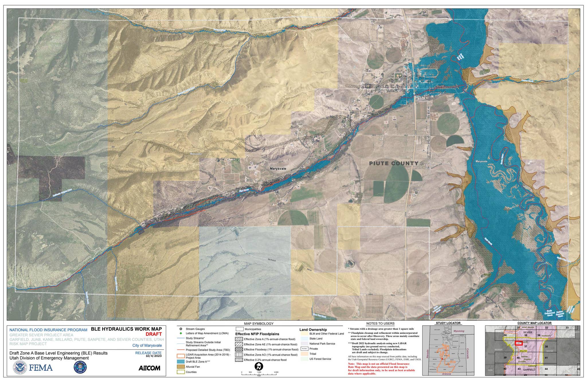 Piute Municipal Discovery Maps by Utah Division of Emergency Management ...