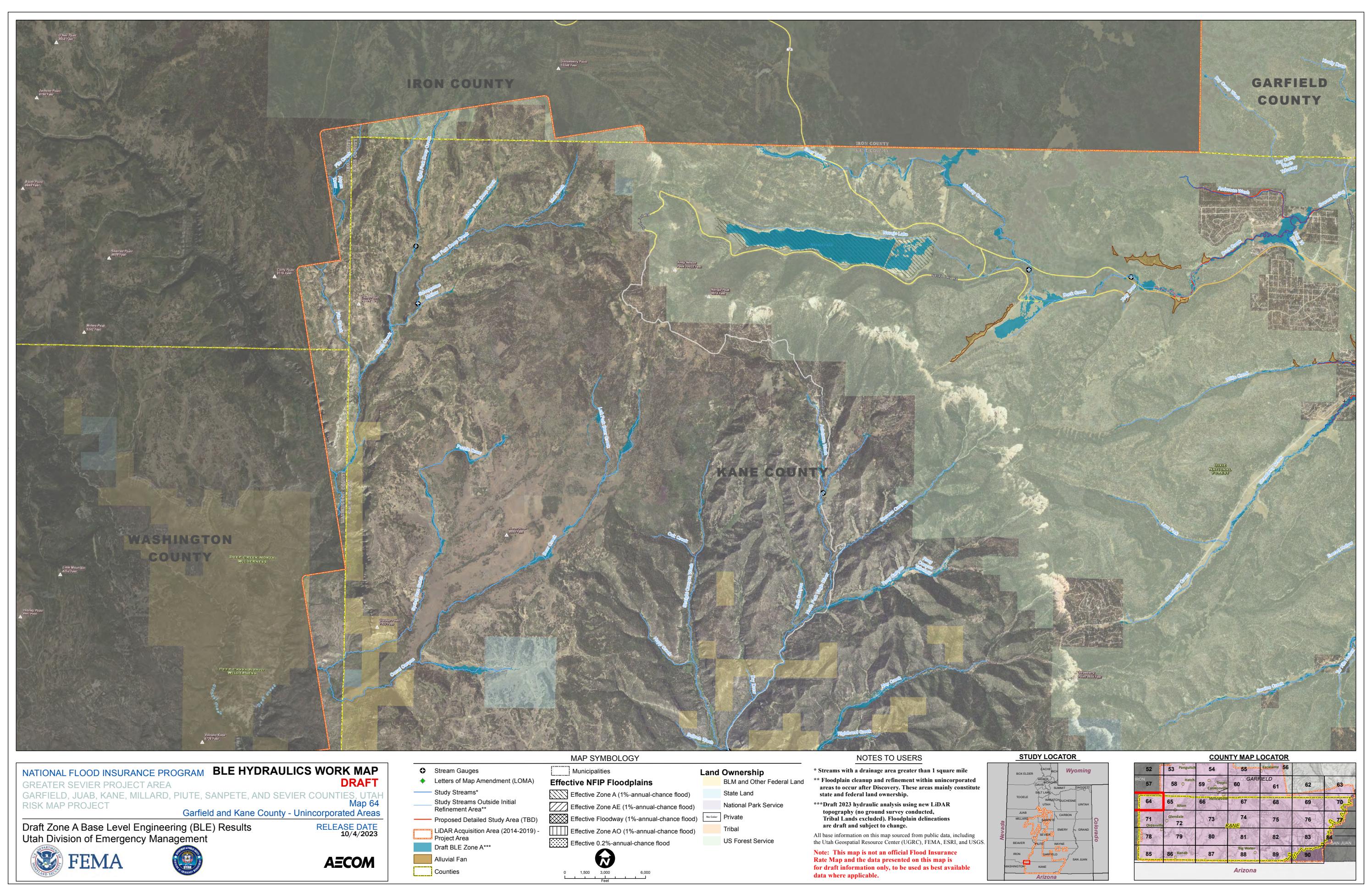 Kane Unincorporated Discovery Maps by Utah Division of Emergency ...