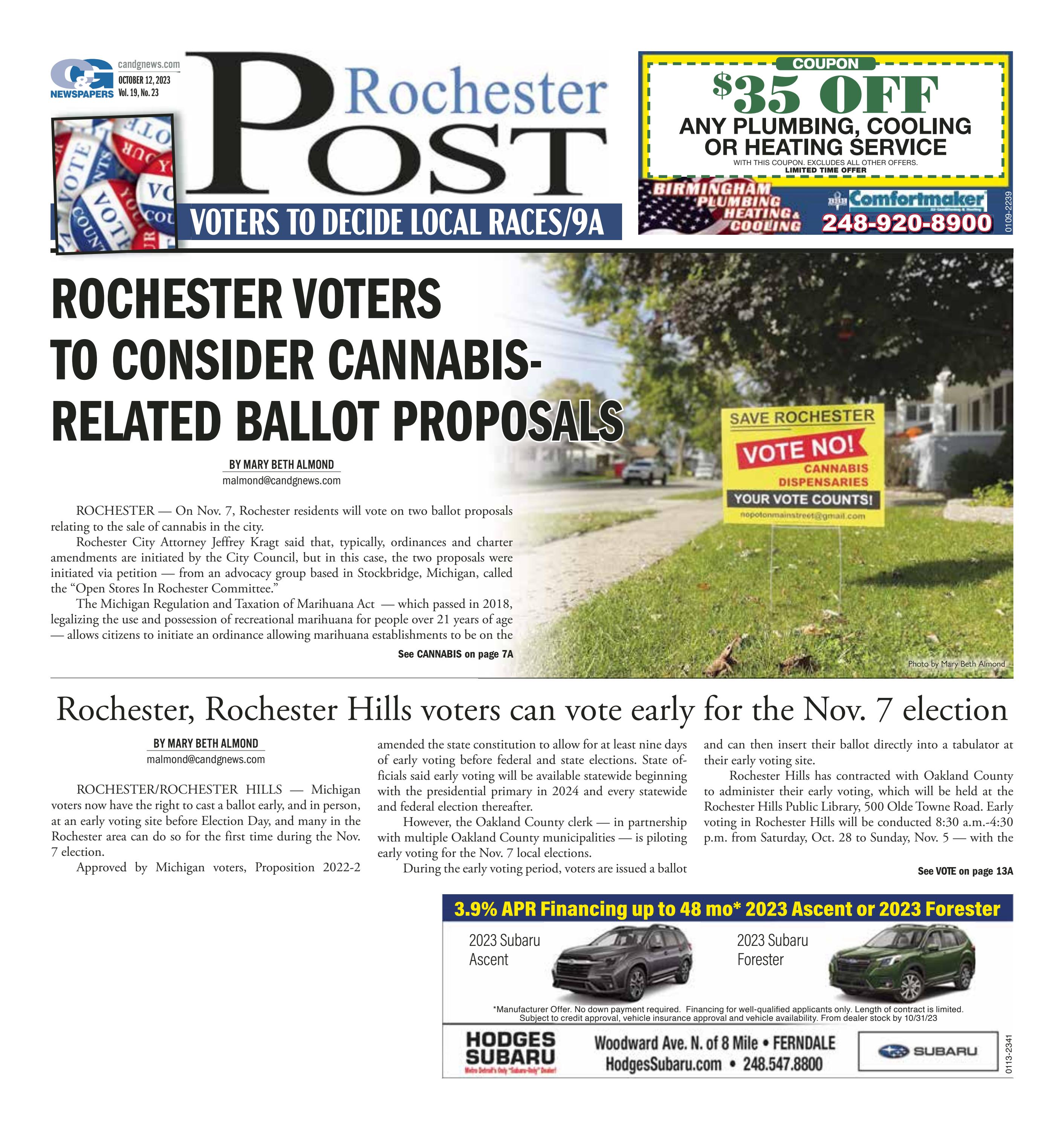 10/12/23 Rochester Post by C & G Newspapers - Issuu