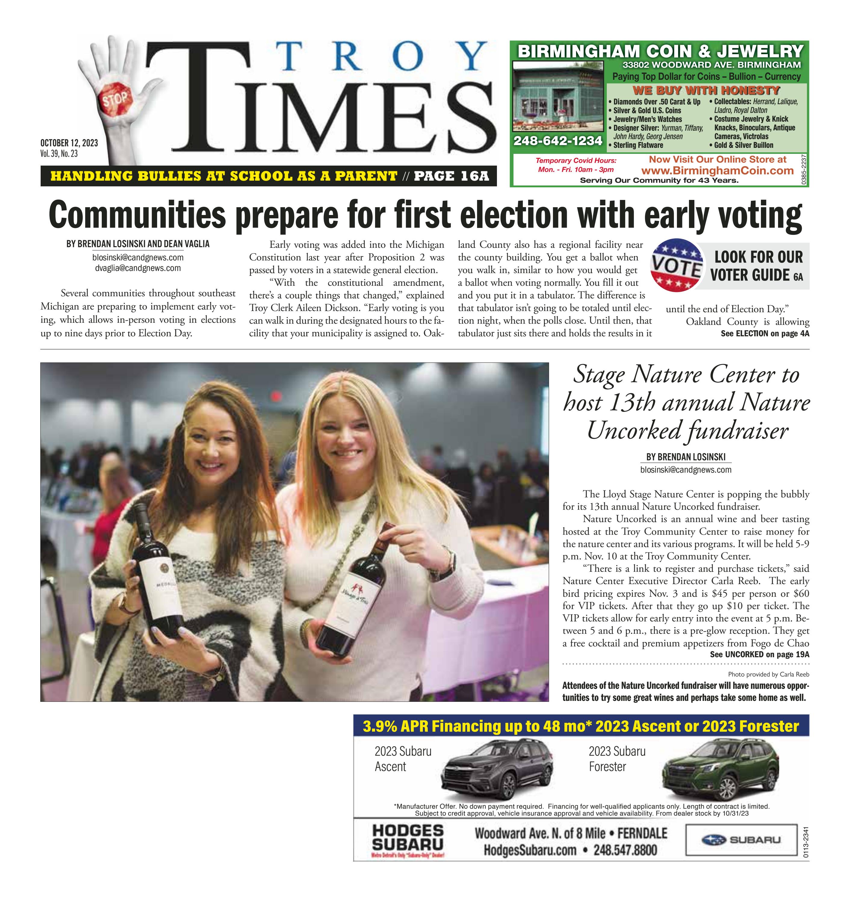 10/12/23 Troy Times by C & G Newspapers - Issuu