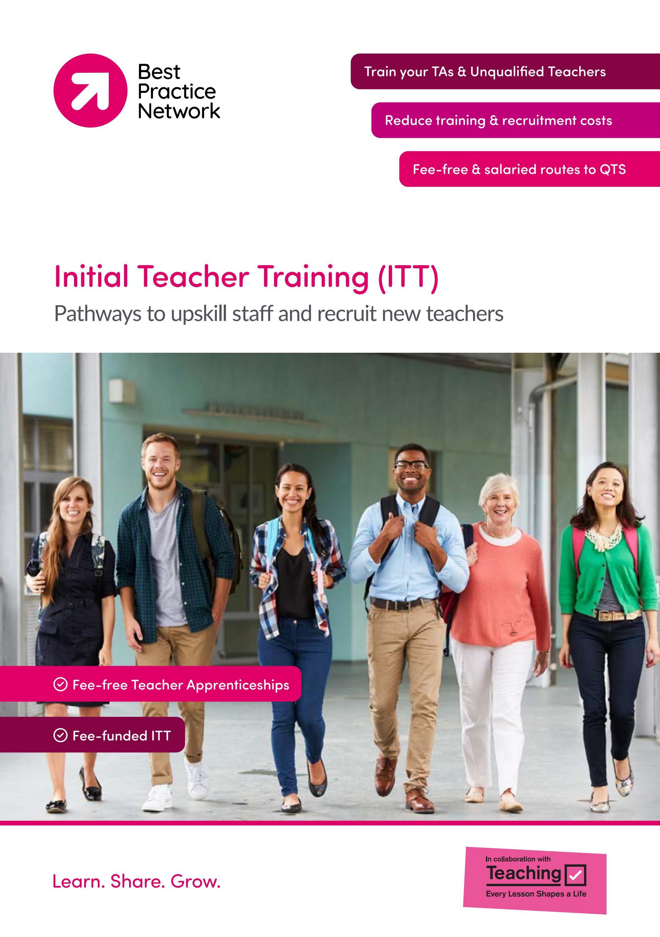 Initial Teacher Training Brochure 2024 by Best-Practice-Network - Issuu