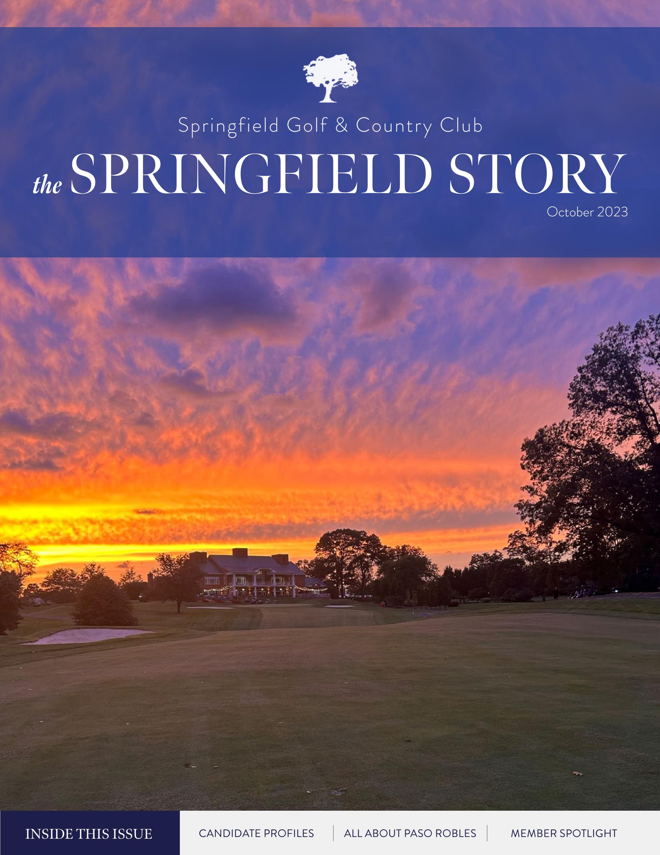 The Springfield Story, October 2023 by Springfield Golf & Country Club ...