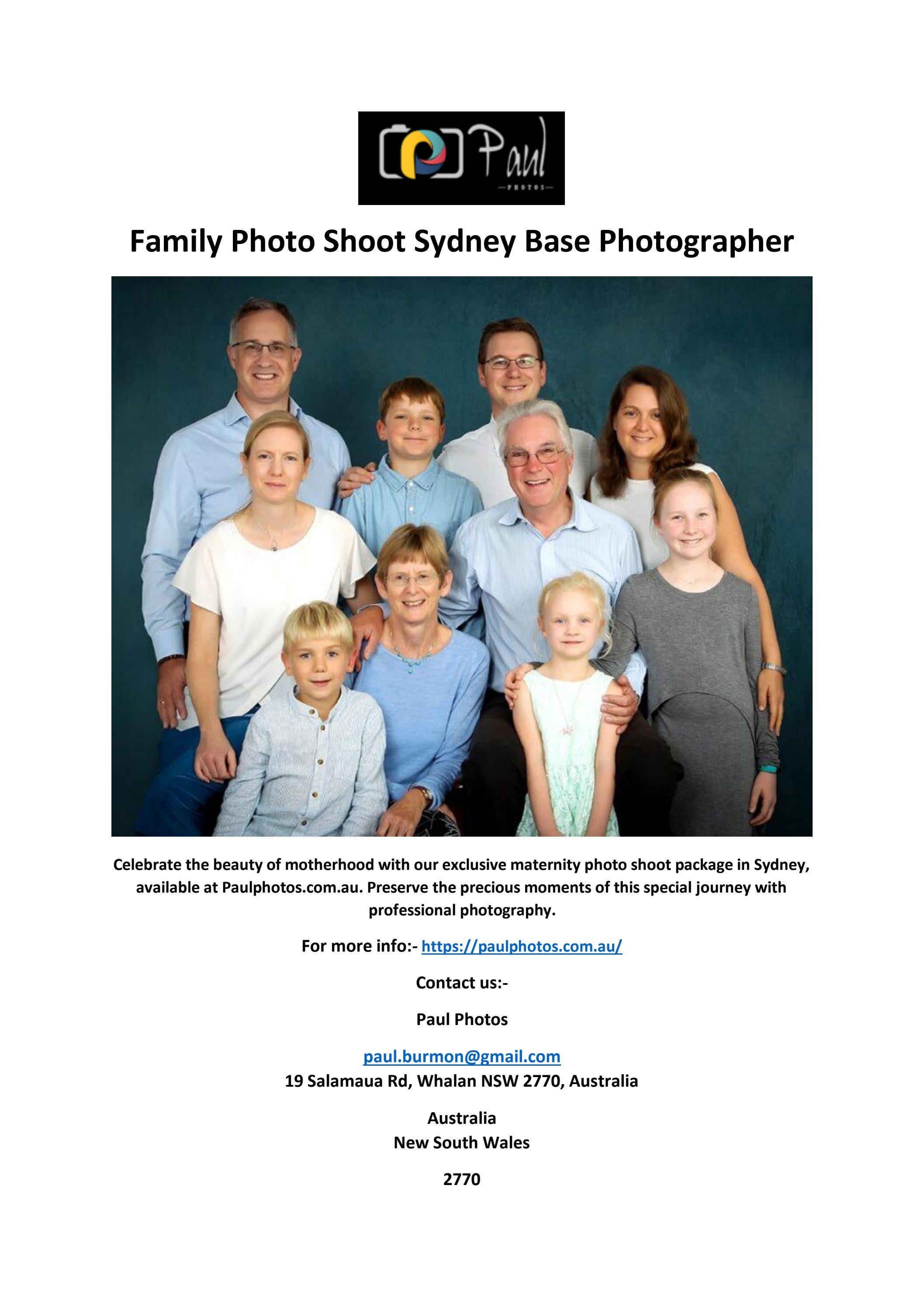 Family Photo Shoot Sydney Base Photographer | Paulphotos.com.au by ...