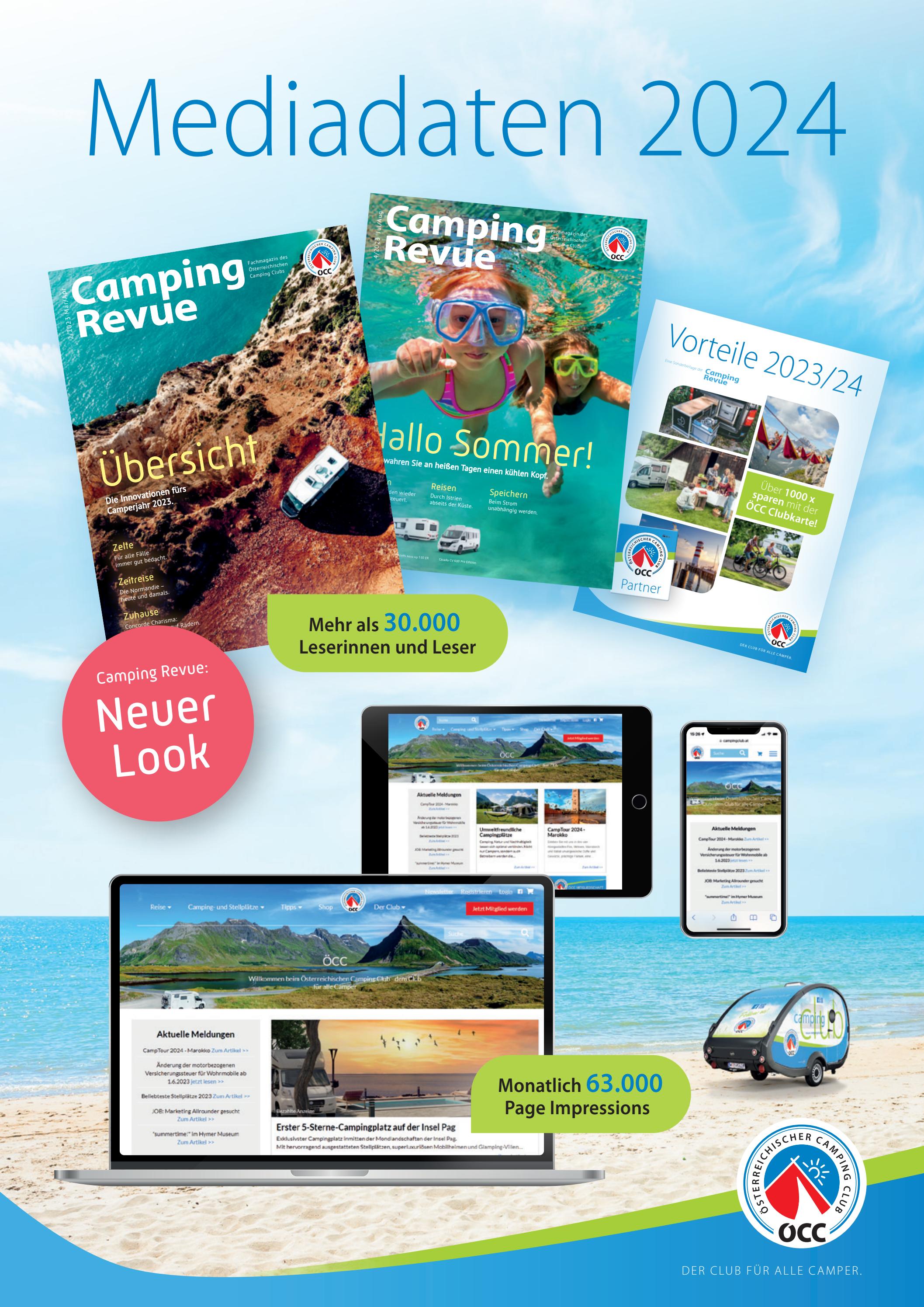 ÖCC Mediadaten 2024 by Österreichischer Camping Club - Issuu