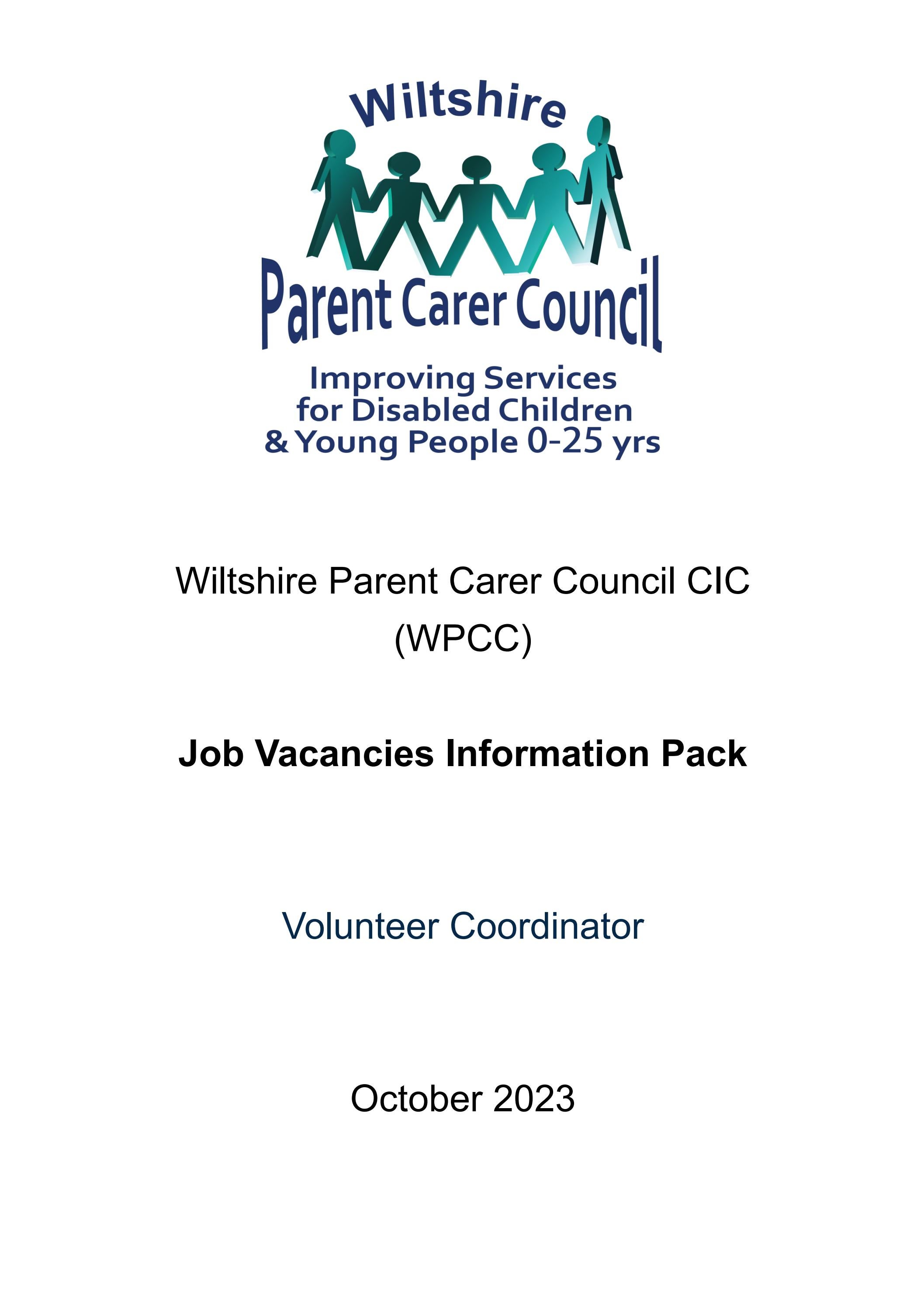 WPCC Volunteer Coordinator Job Vacancy Information Pack by WPCC1 - Issuu