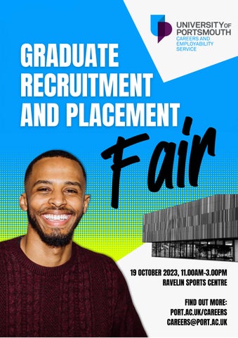 Graduate and Recruitment Placement Fair Brochure 2023 by uopcareers - Issuu