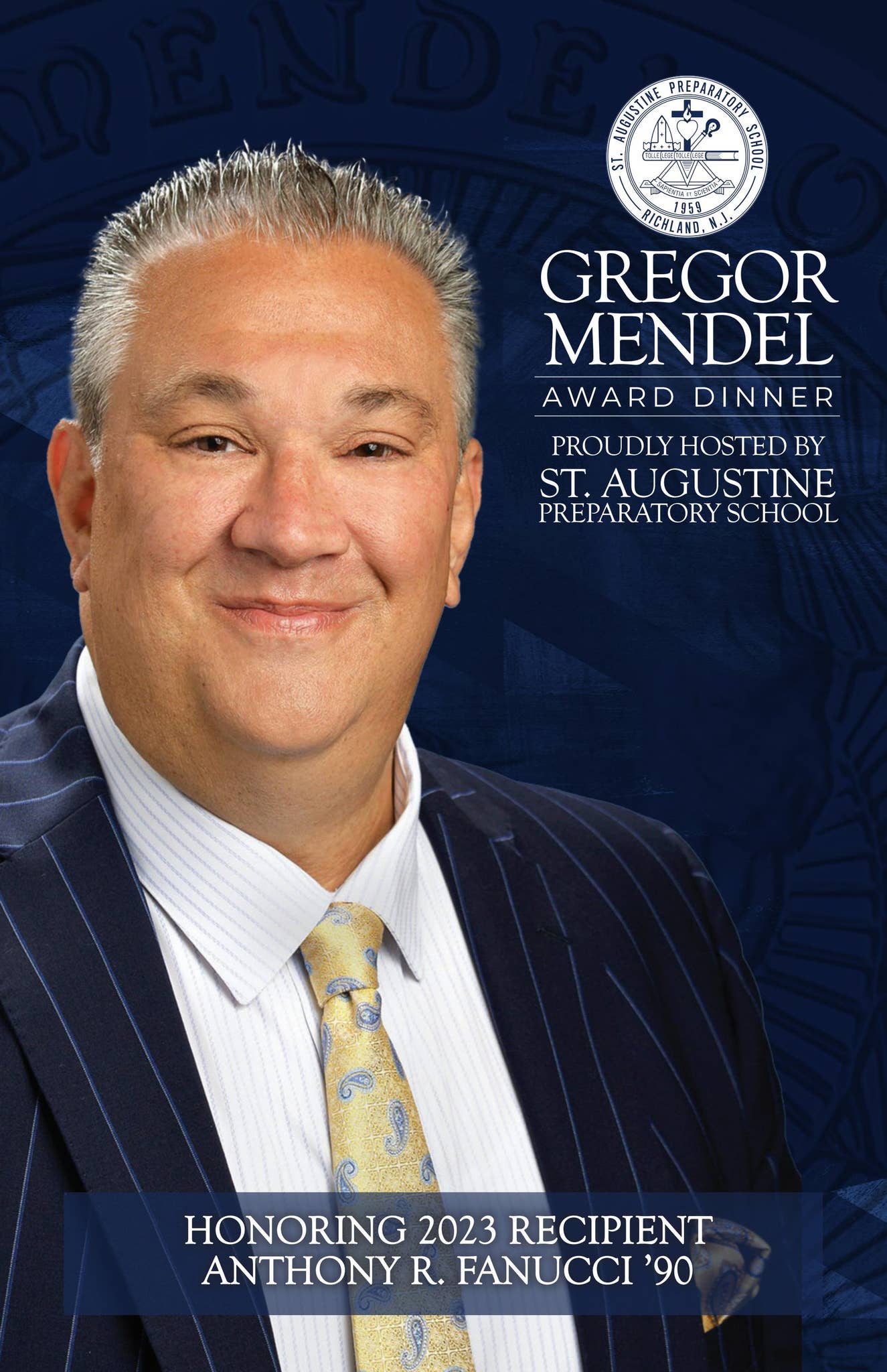 2023 Gregor Mendel Award Dinner Honoring Mayor Anthony R. Fanucci '90 ...