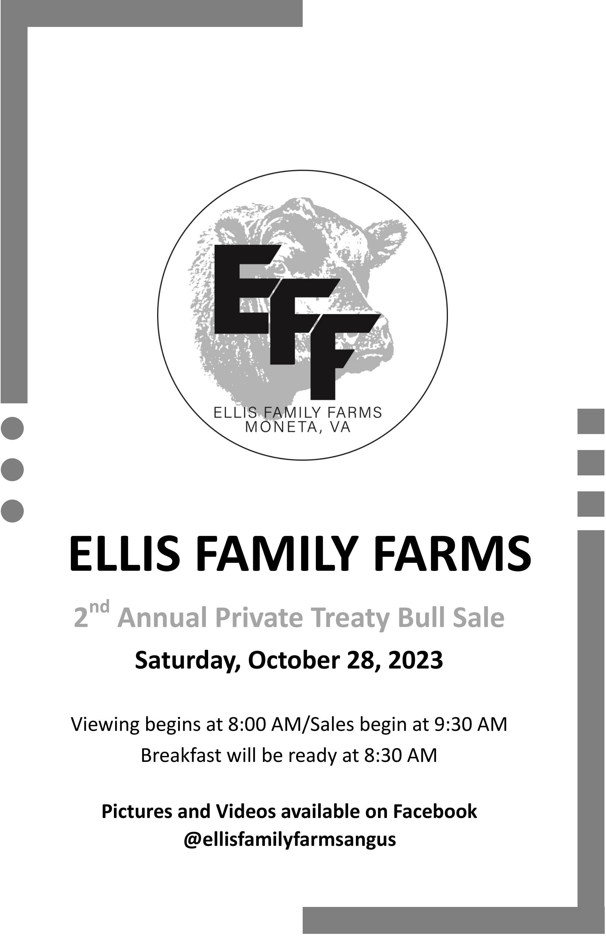 Ellis Family Farms 2023 Bull Sale Catalog by ellisfamilyfarms - Issuu