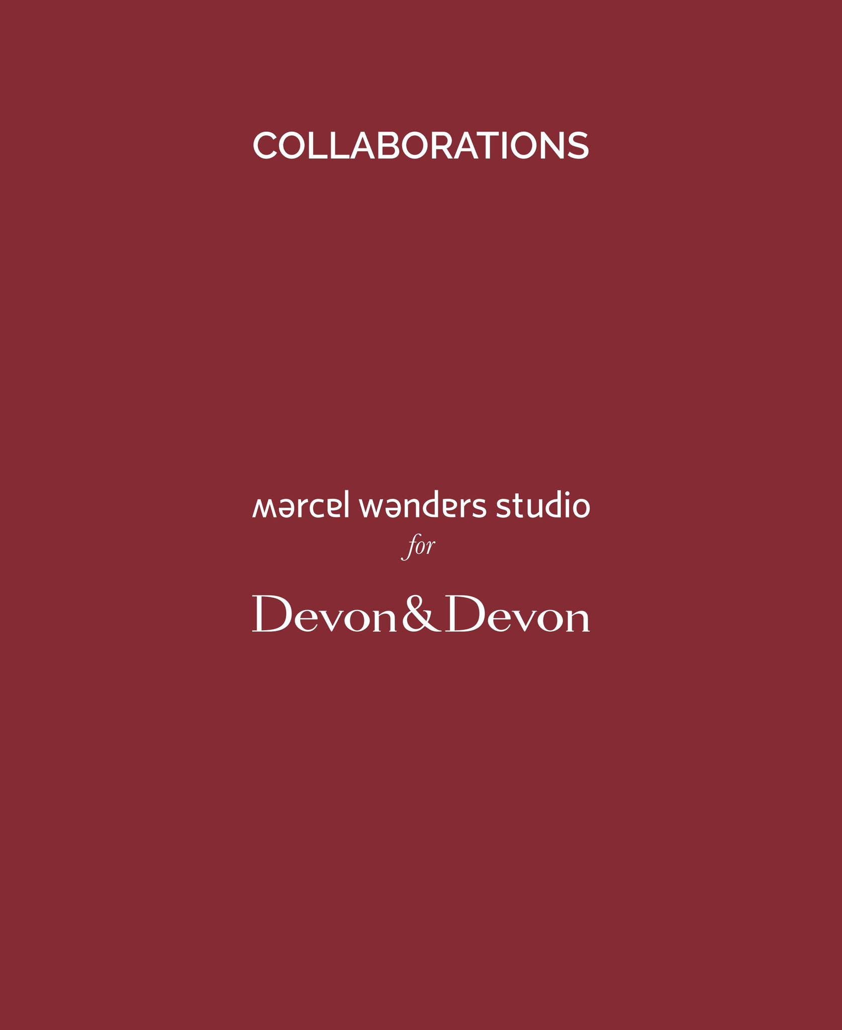 Collaborations - Marcel Wanders by Devon&Devon - Issuu