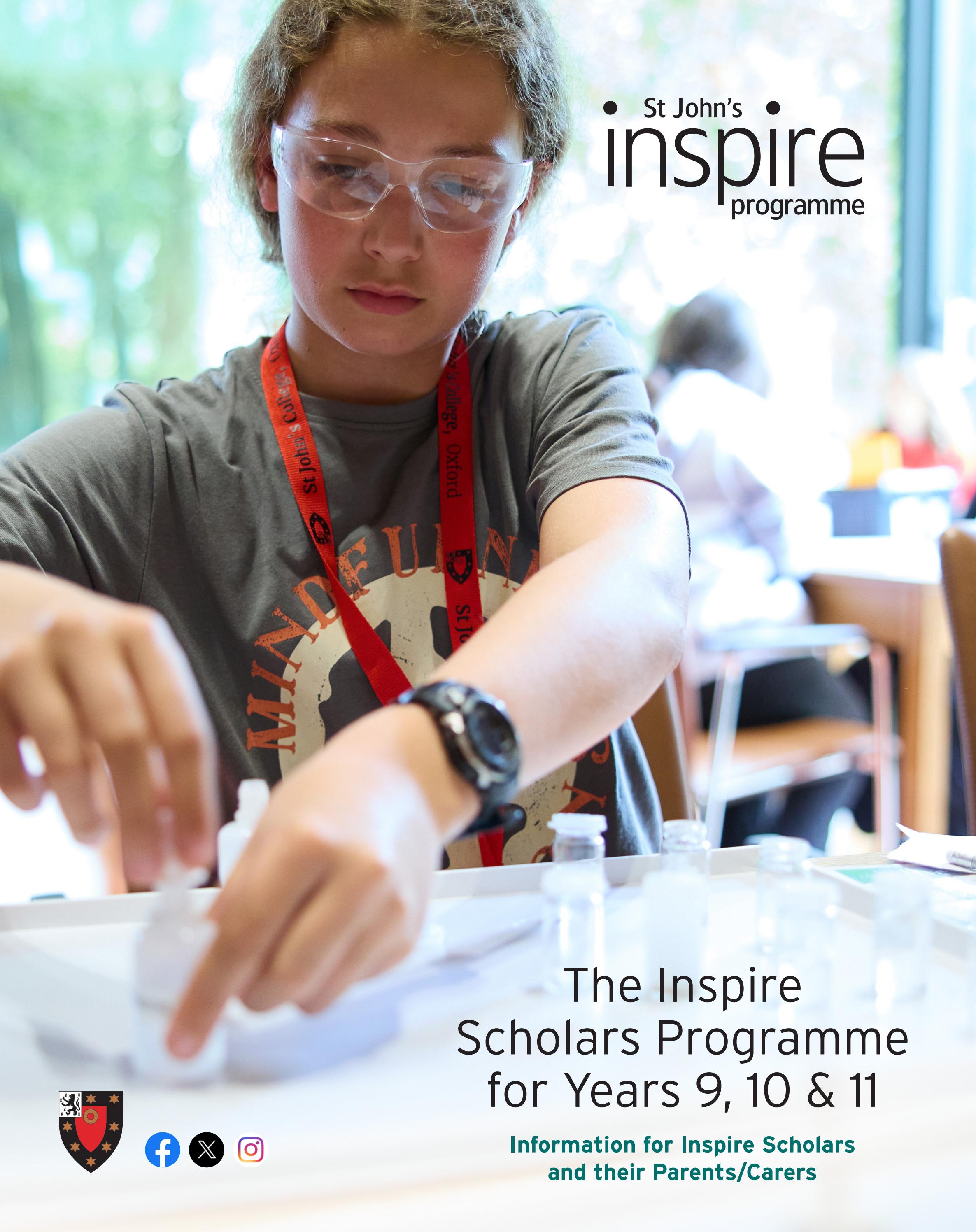 The Inspire Scholars Programme For Years 9, 10 & 11 by sjcaccess - Issuu