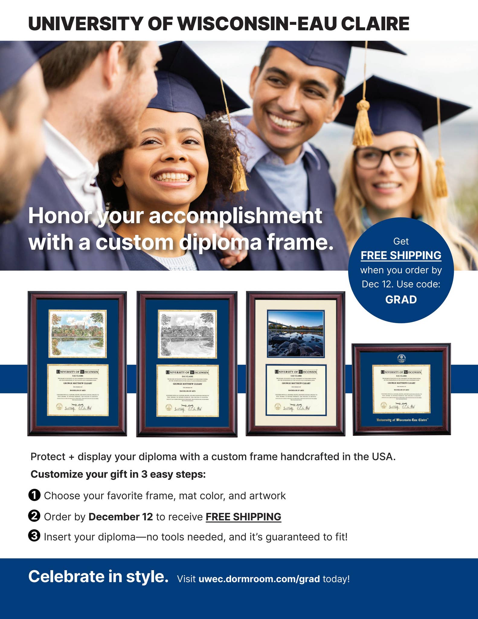 University of Wisconsin-Eau Claire - Graduation by Dormify - Issuu
