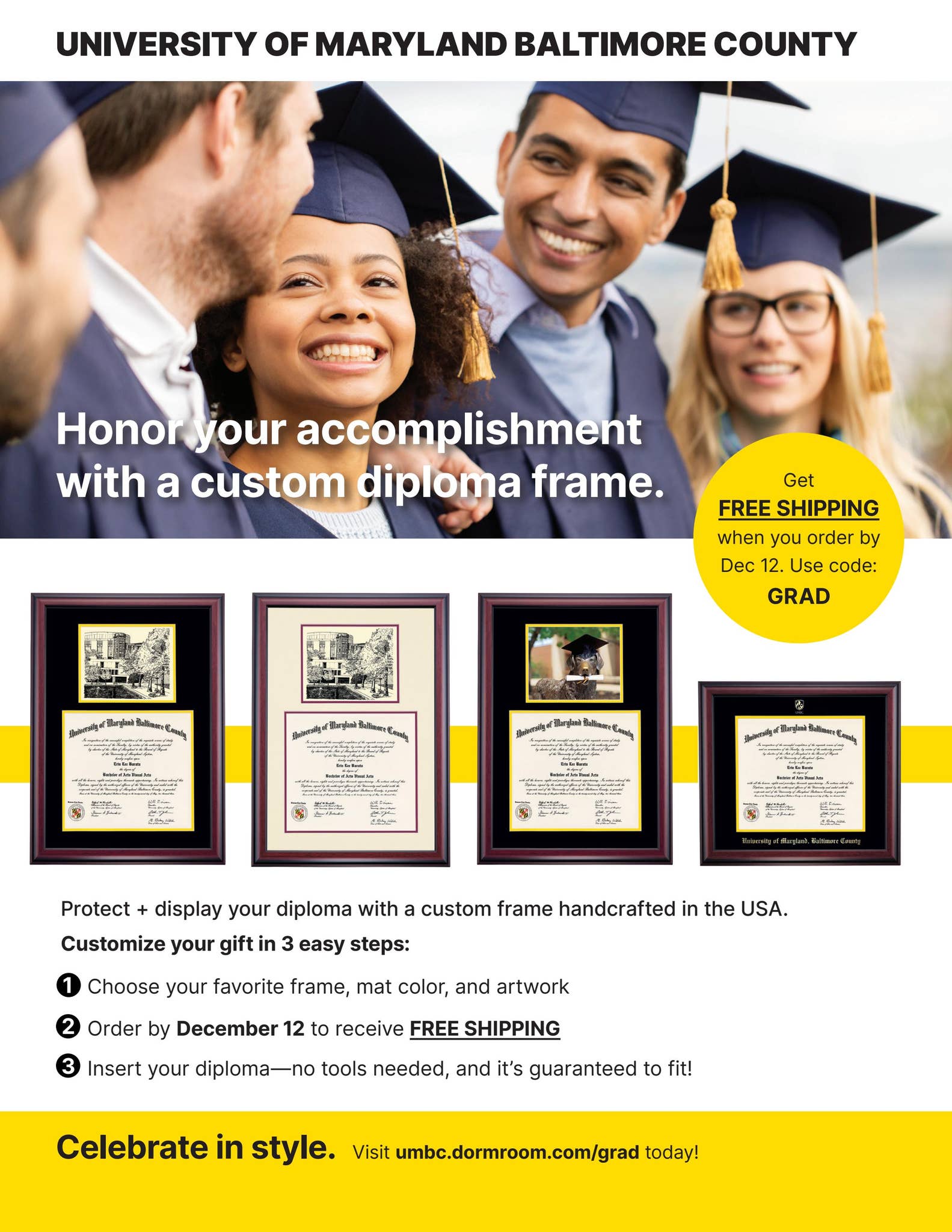University of Maryland Baltimore County - Graduation by Dormify - Issuu